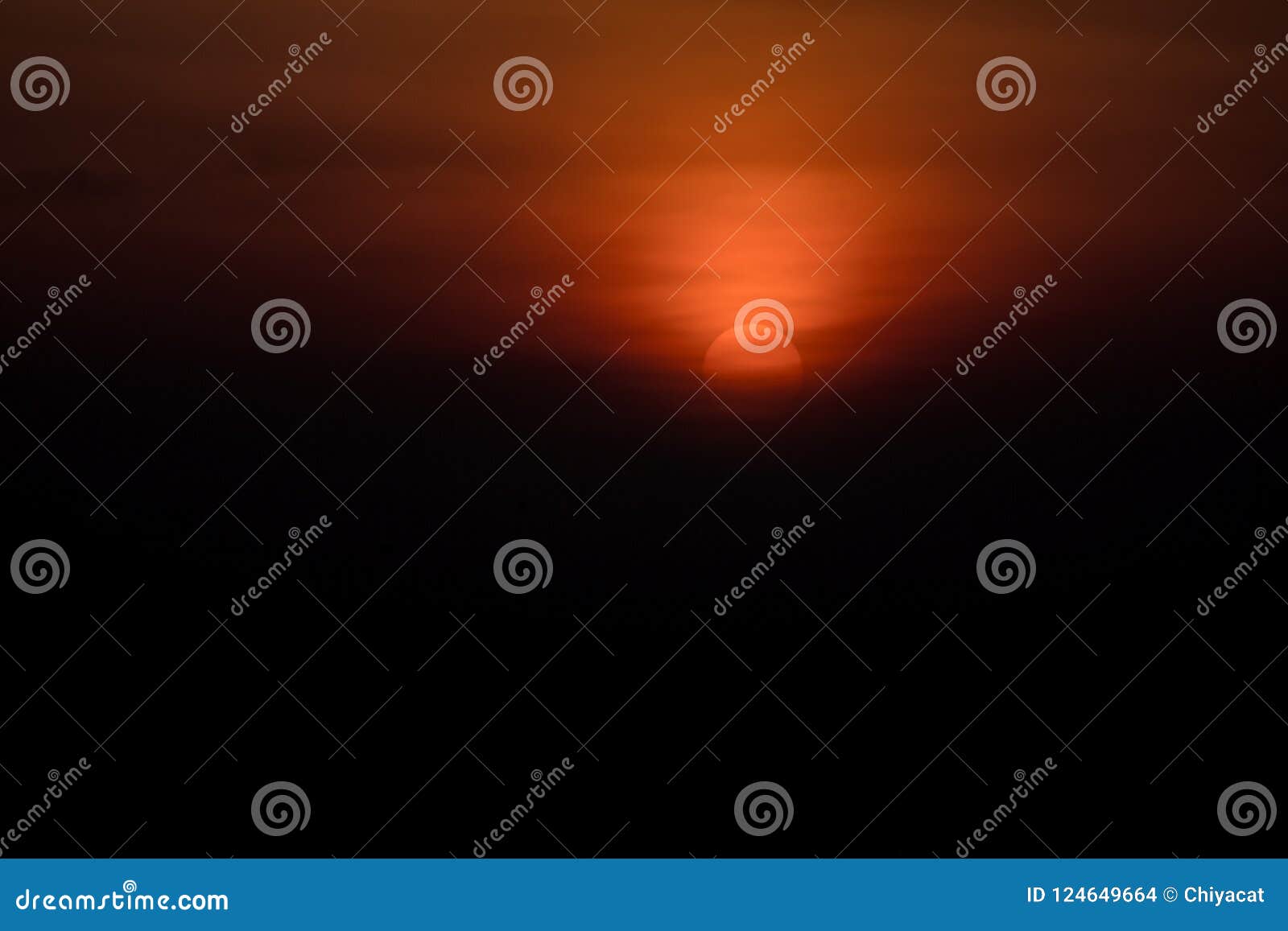 Dramatic Sunset Against the Dark Night Sky Stock Photo - Image of ...