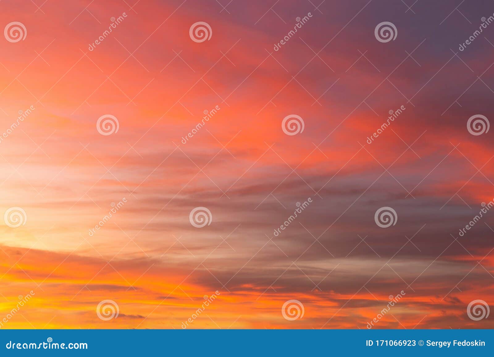 Dramatic Sunset. Background Sky at Sunset and Dawn Stock Image - Image ...