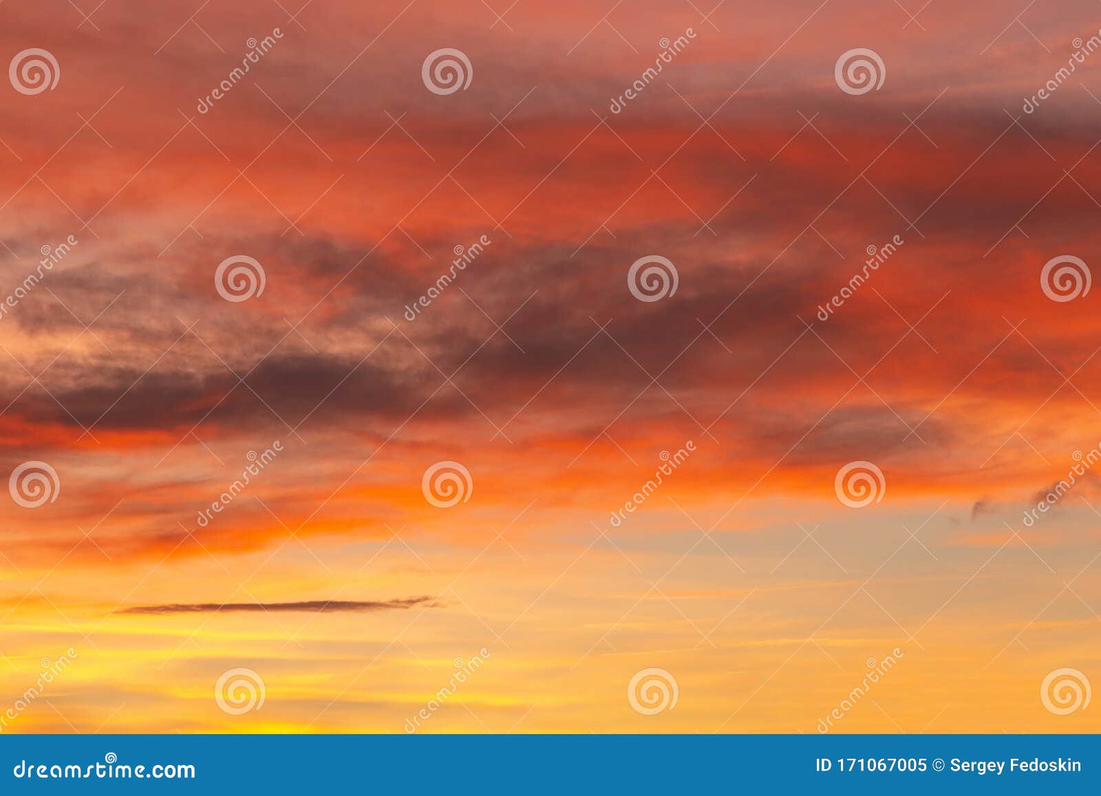Dramatic Sunset. Background Sky at Sunset and Dawn Stock Image - Image ...