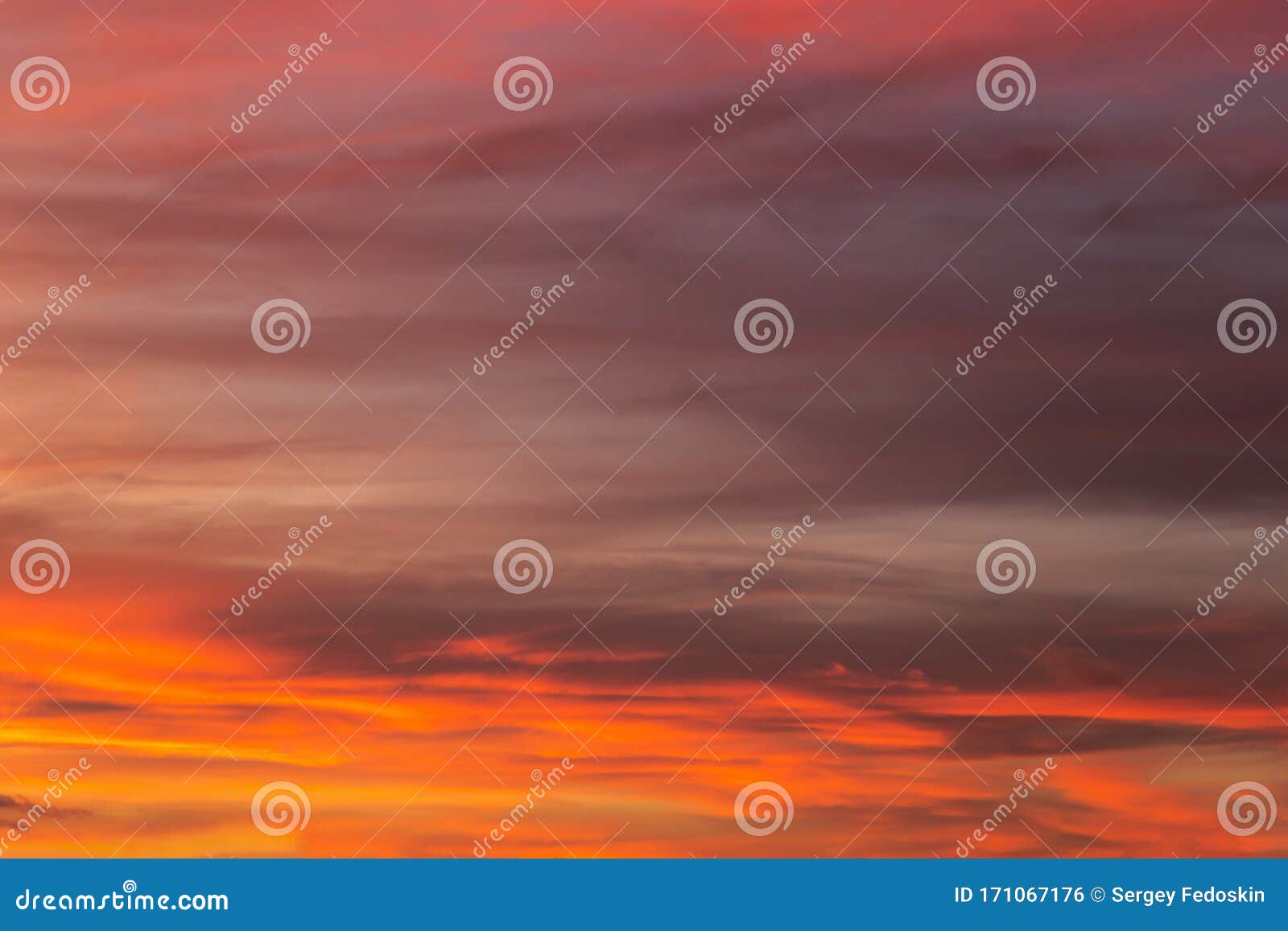 Dramatic Sunset. Background Sky at Sunset and Dawn Stock Photo - Image ...