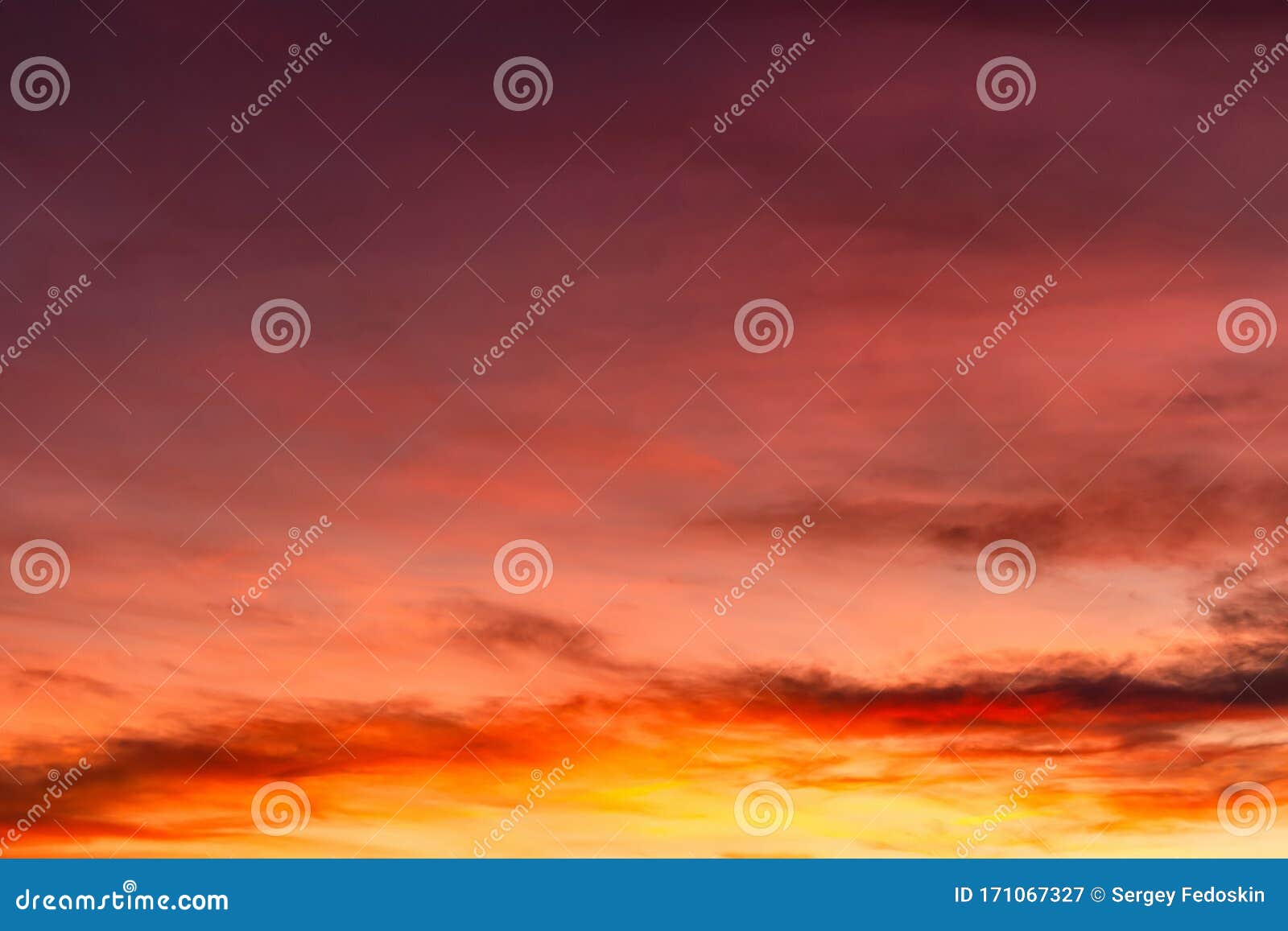 Dramatic Sunset. Background Sky at Sunset and Dawn Stock Image - Image ...