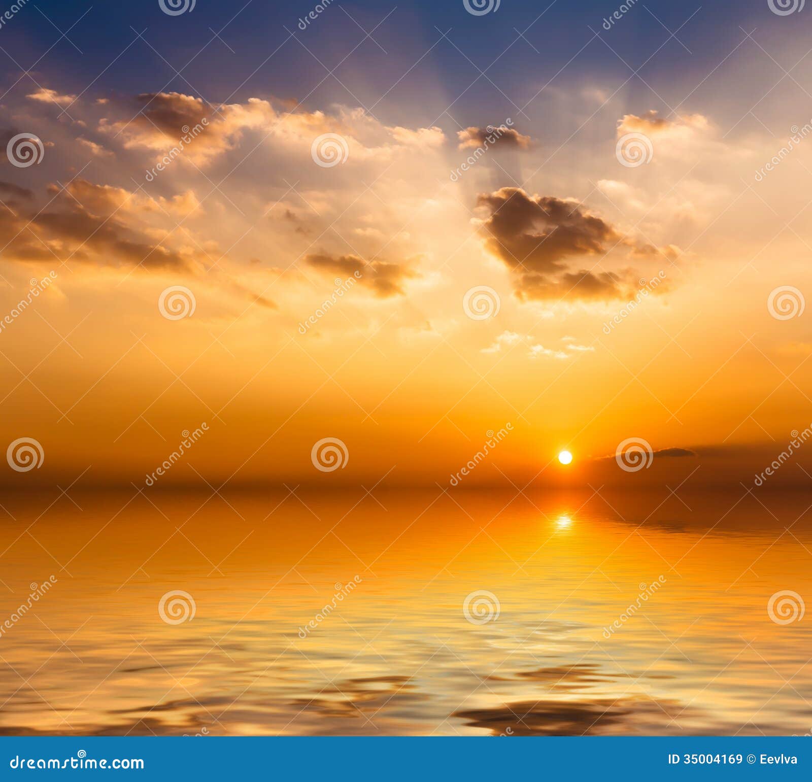 Dramatic sunset. stock image. Image of dramatic, bright - 35004169