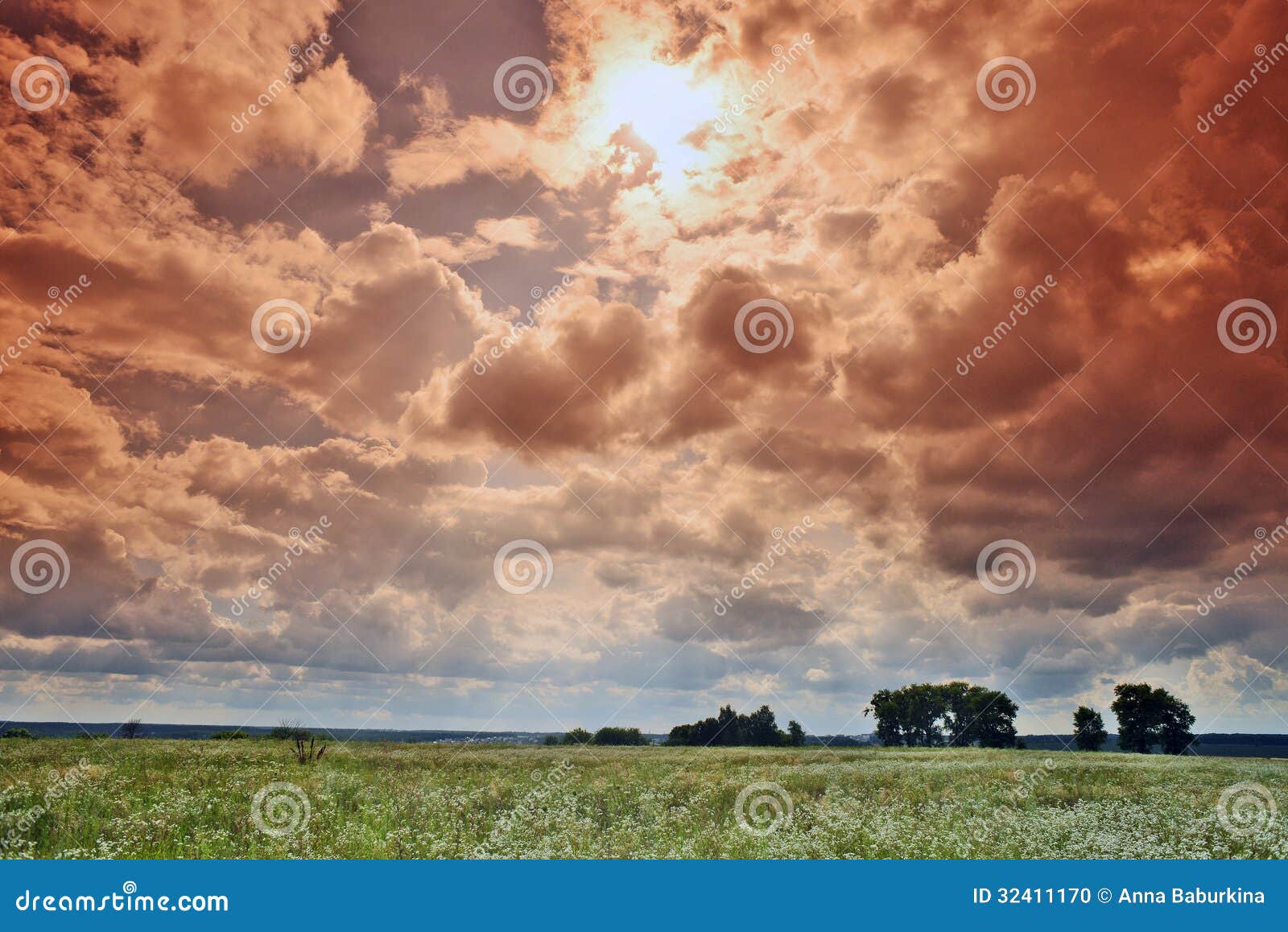 Dramatic Sunset stock photo. Image of autumn, outdoor - 32411170