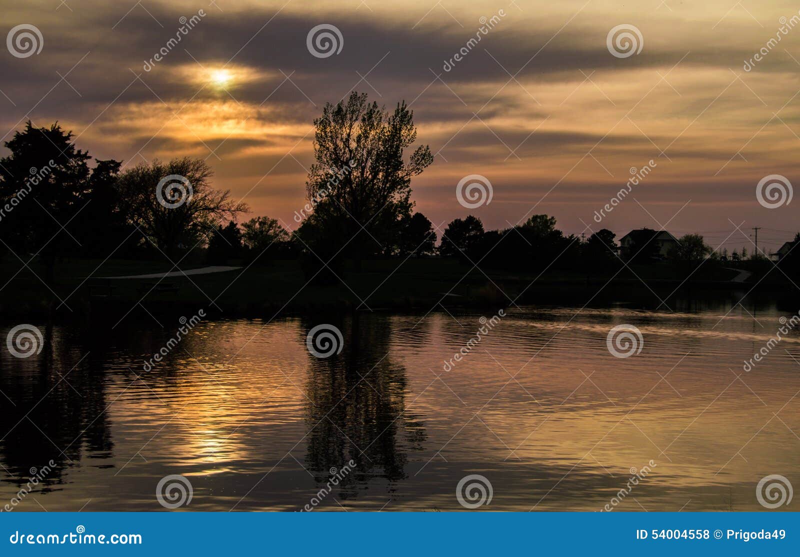 Dramatic sunset stock photo. Image of mesmerizing, quiet - 54004558