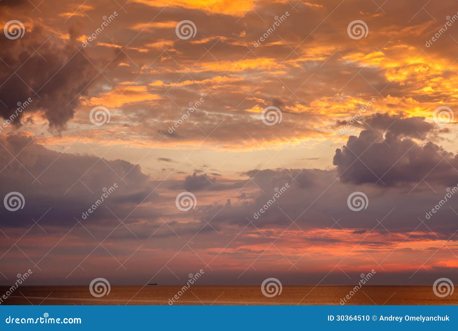 Dramatic Sunset with Red and Gold Clouds Near Genoa Stock Photo - Image ...