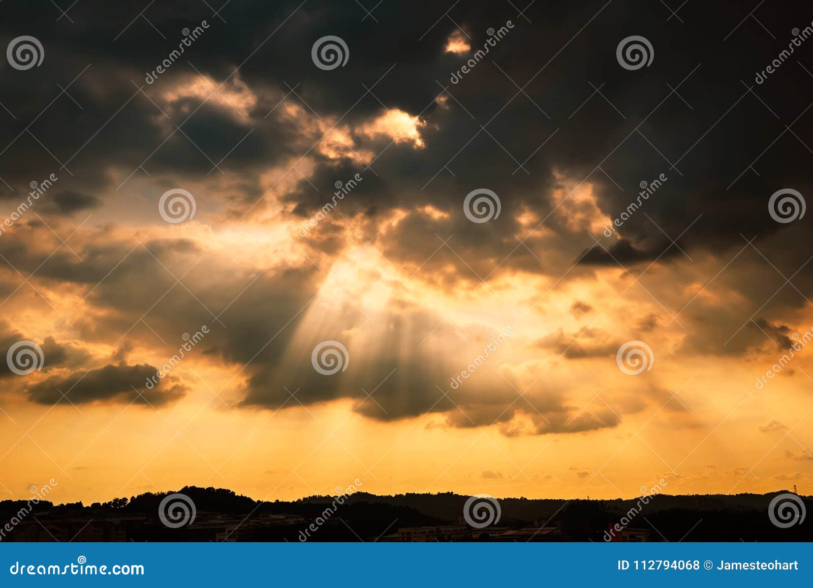 Dramatic Sunset Sky Background Editorial Stock Photo - Image of ...