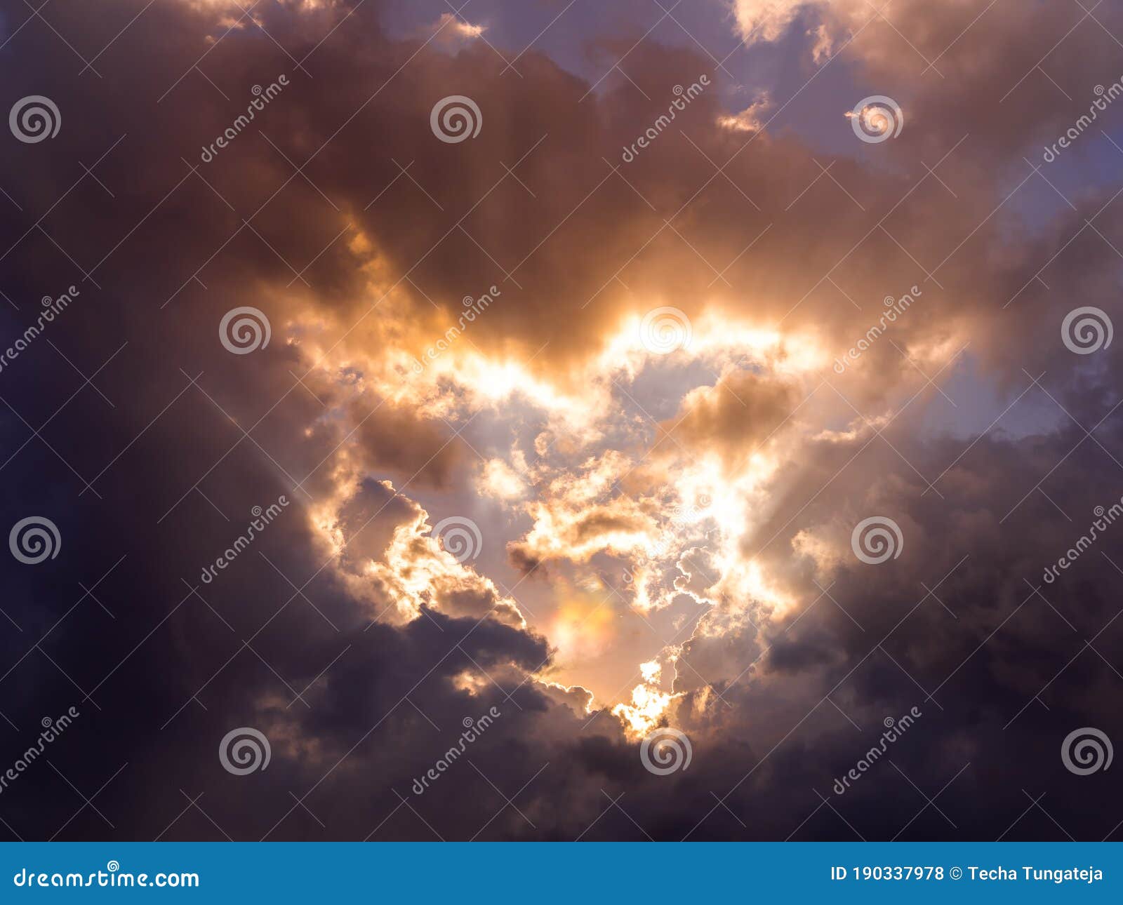 Dramatic Sunset Sky Background Stock Photo - Image of atmosphere ...