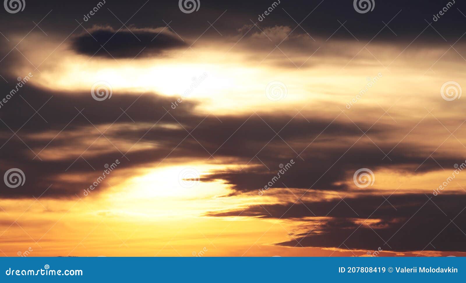 Dramatic Sunset Sky, Background Stock Image - Image of background, dusk ...