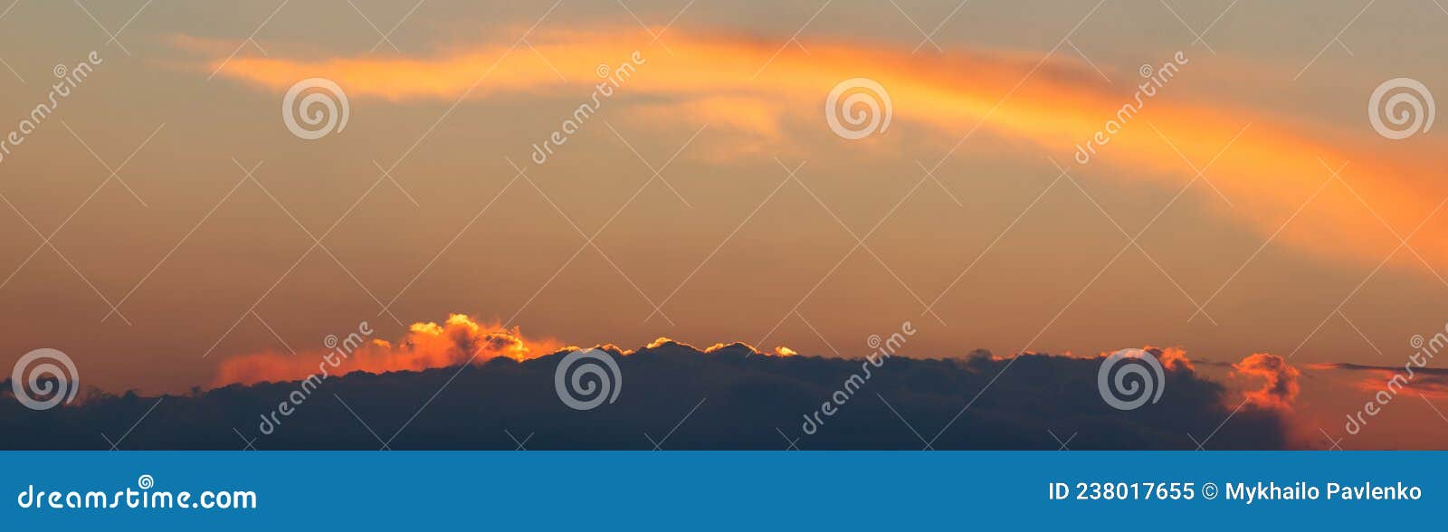 Dramatic Sunset, the Sun S Rays Shine through the Clouds. Stock Image ...