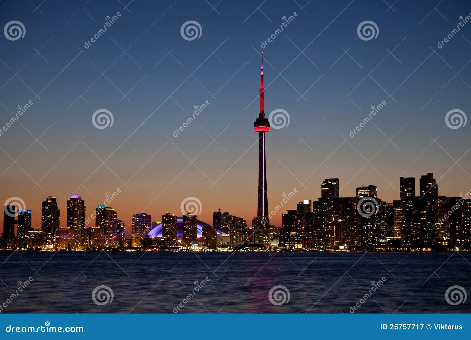 Dramatic Sunset, Toronto, Canada Stock Image - Image of america ...