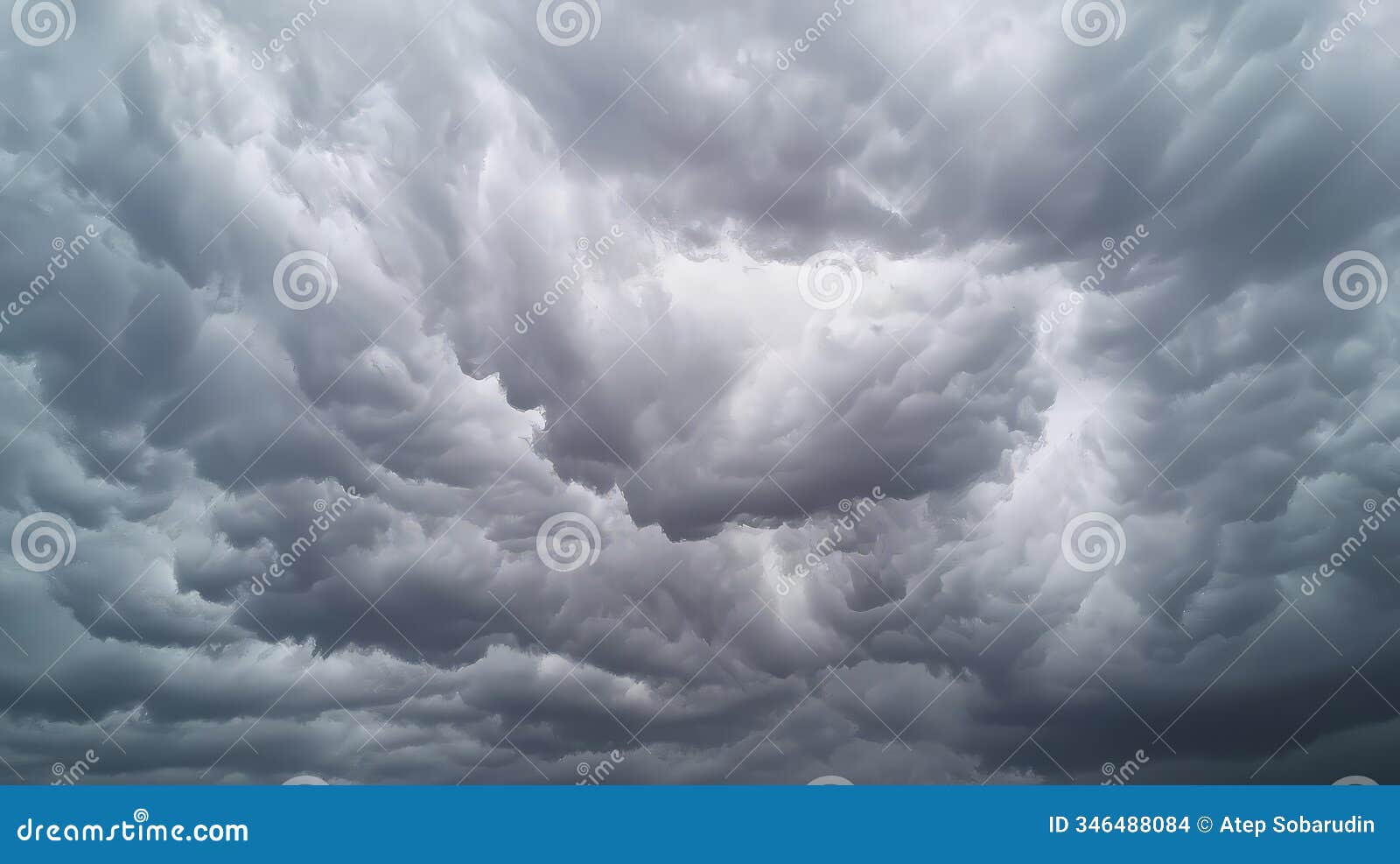 Dramatic, Textured Grey Storm Clouds Fill the Frame, Creating a Moody ...