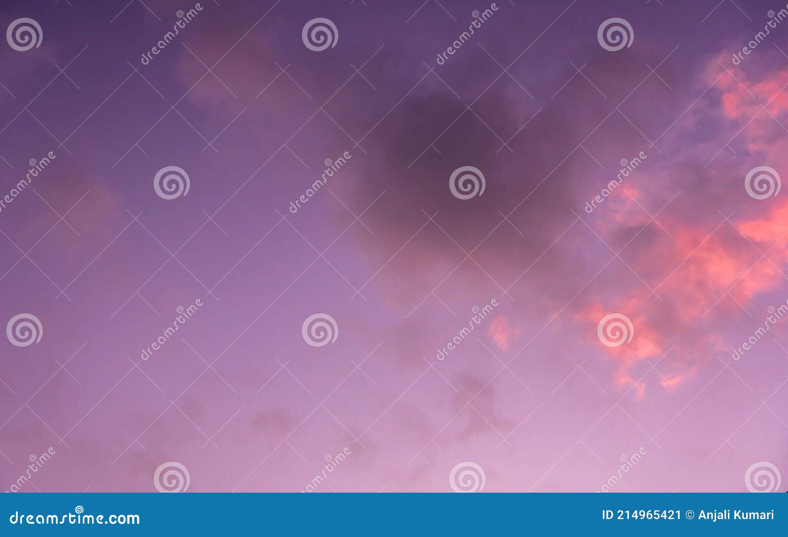 Twilight Sky and Clouds during Sunset Stock Image - Image of message ...