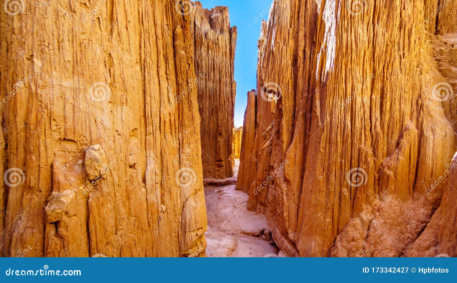 The Dramatic and Unique Patterns of Slot Canyons in Cathedral Gorge in ...