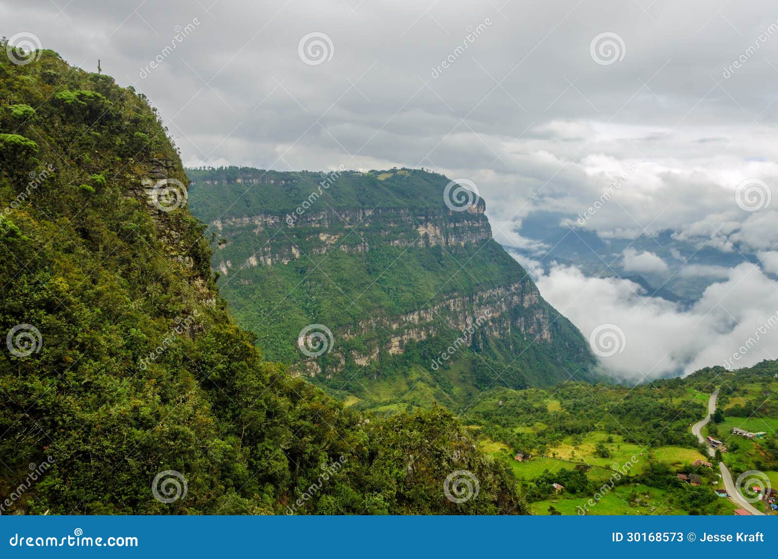 Cliffs and Valleys stock image. Image of dramatic, choachi - 30168573