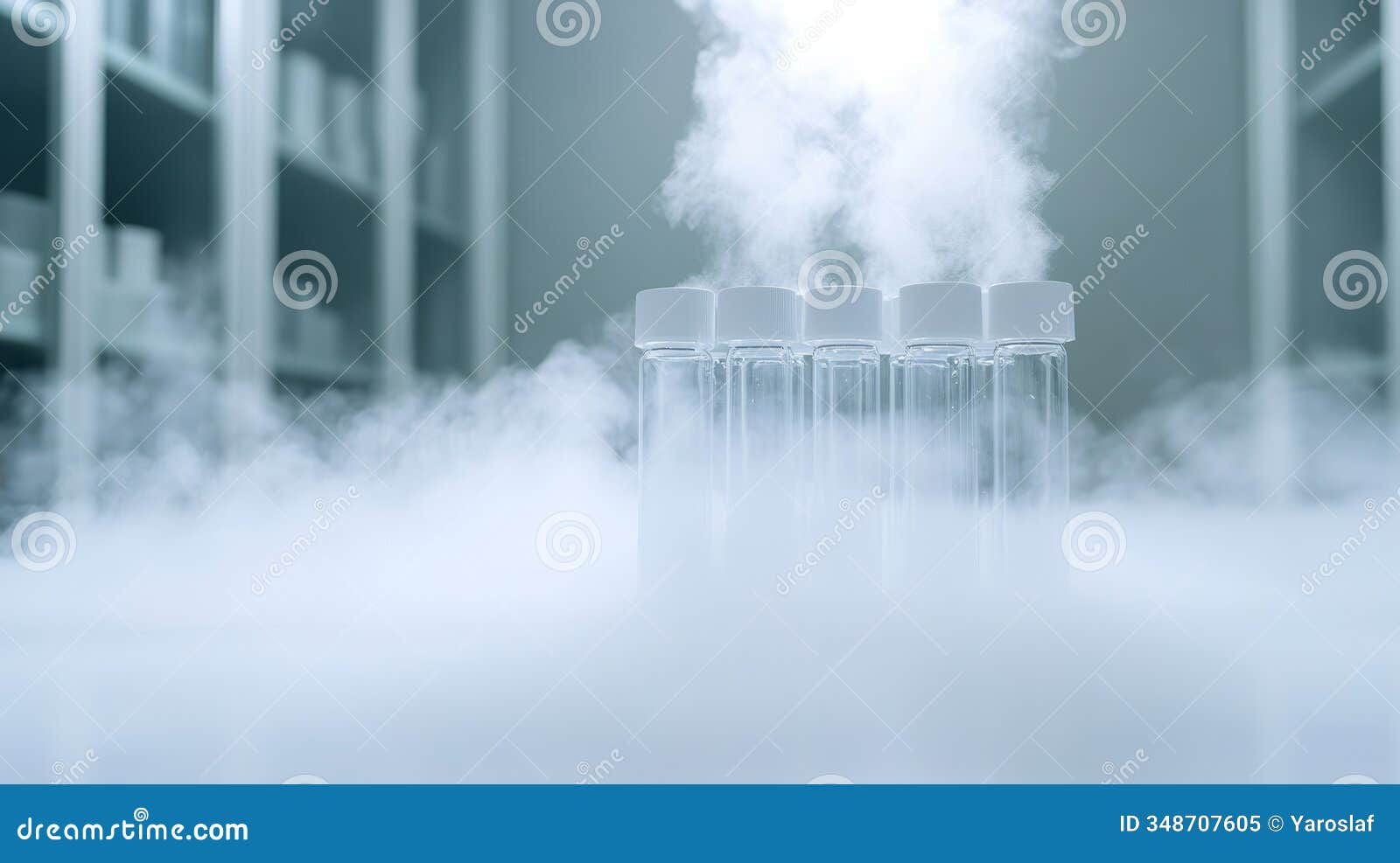 Dramatic Visual of Scientific Experimentation with Smoke Billowing from ...