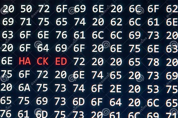 Dramatic Visualization of a Digital Security Breach with HACKED ...