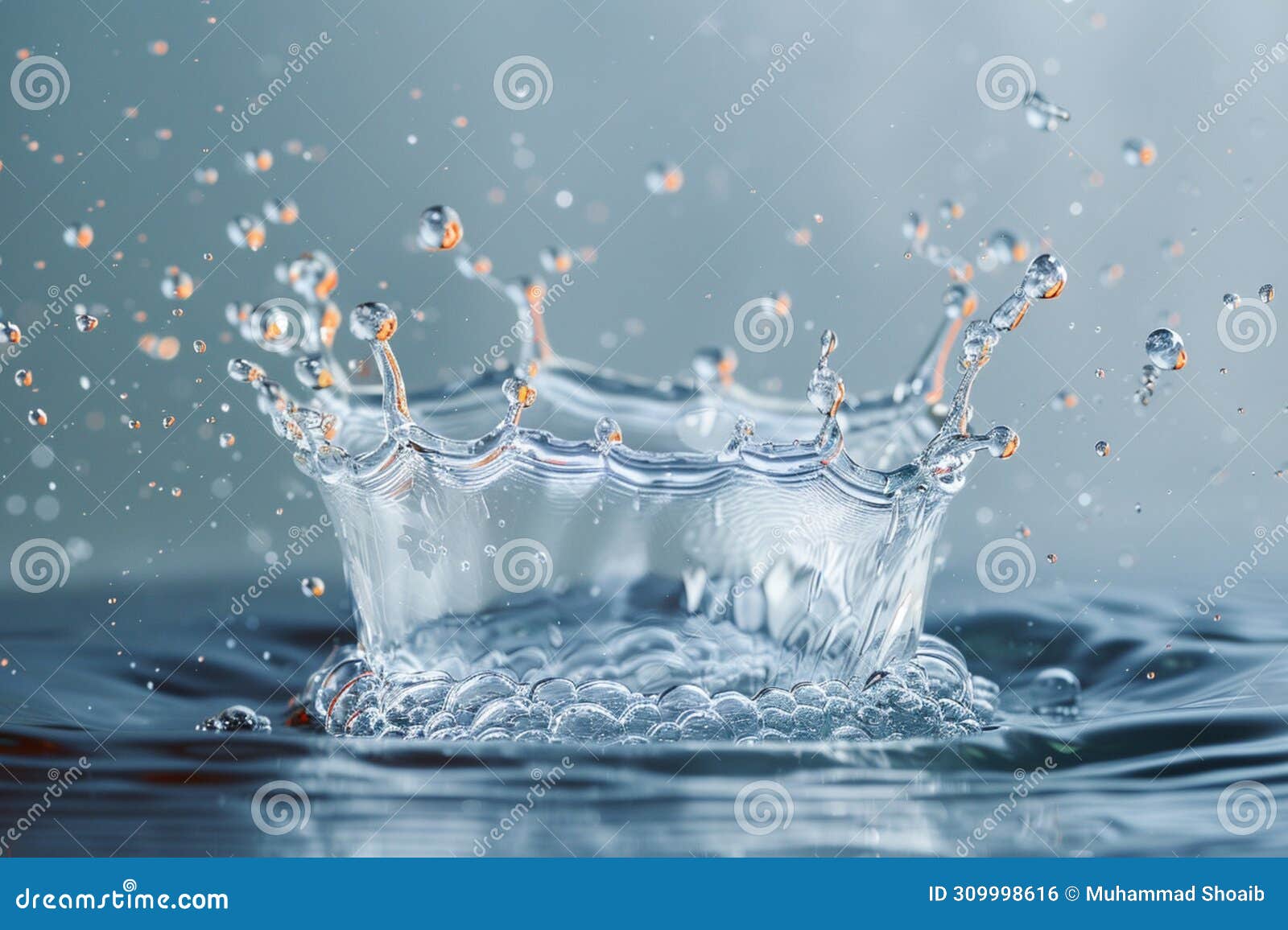 Dramatic Water Splash Captured in High Speed Action Photography Stock ...