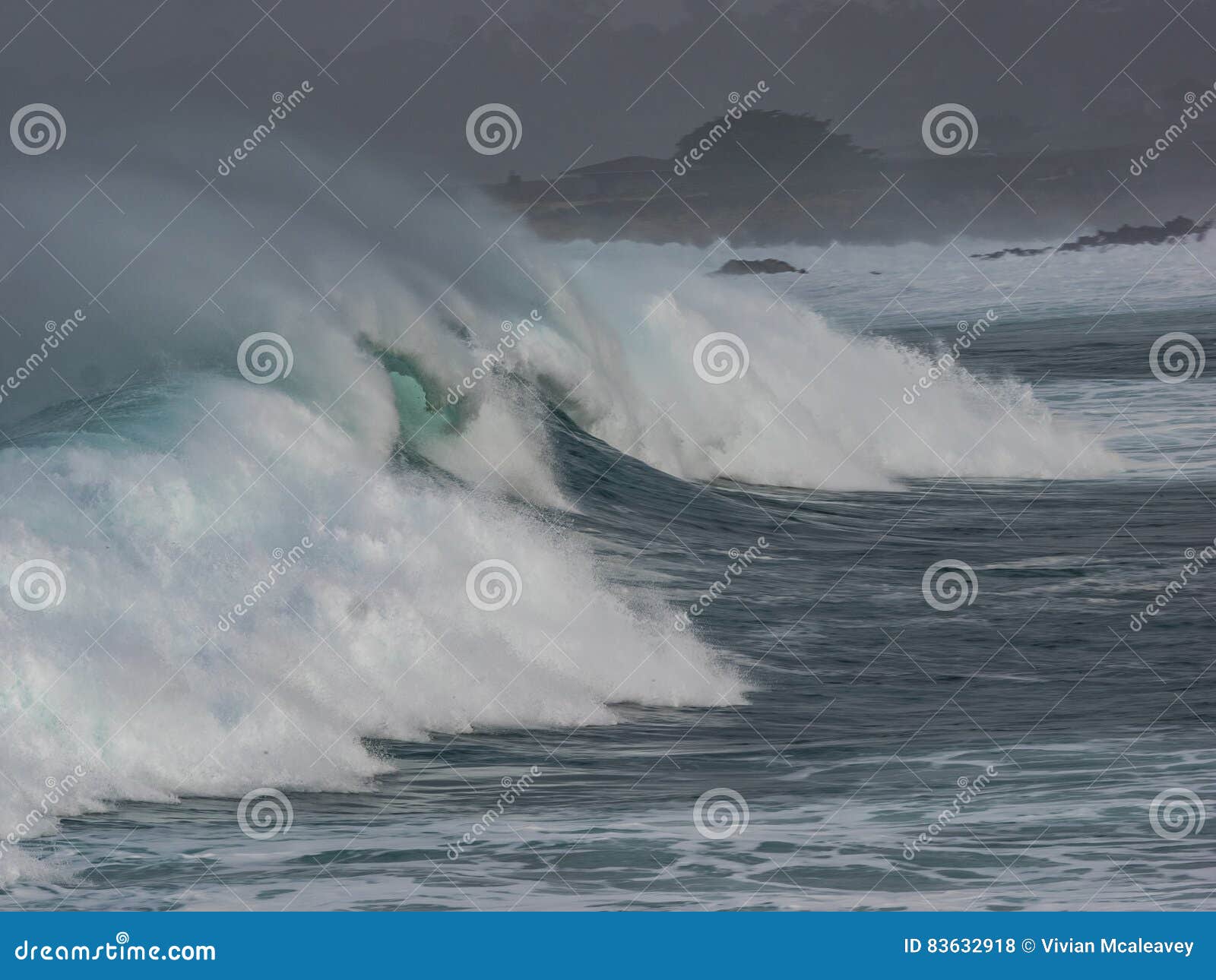Dramatic waves stock photo. Image of wave, surf, heavy - 83632918