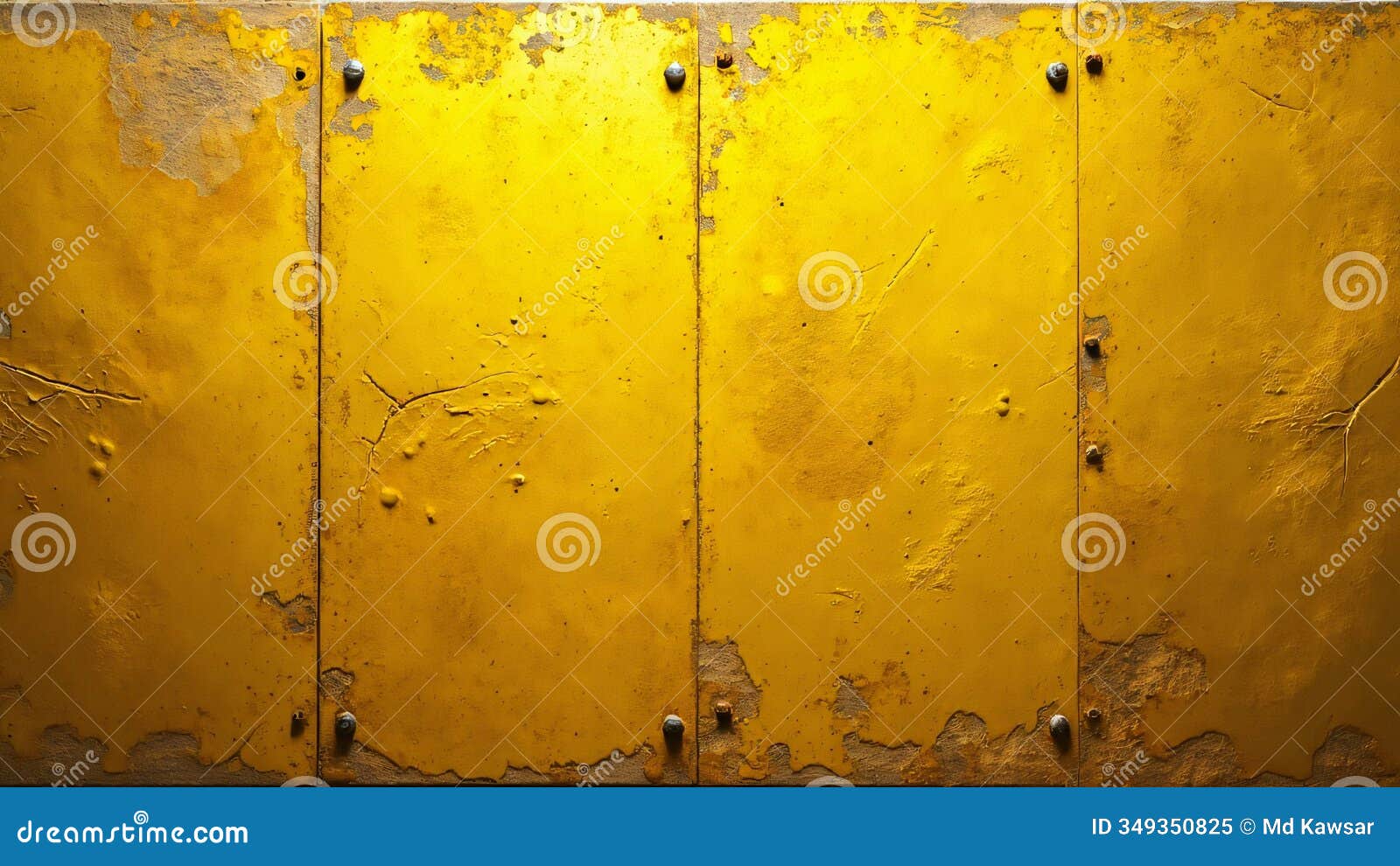 Dramatic Yellow Metal Texture, Scratched, High Quality Image Stock ...