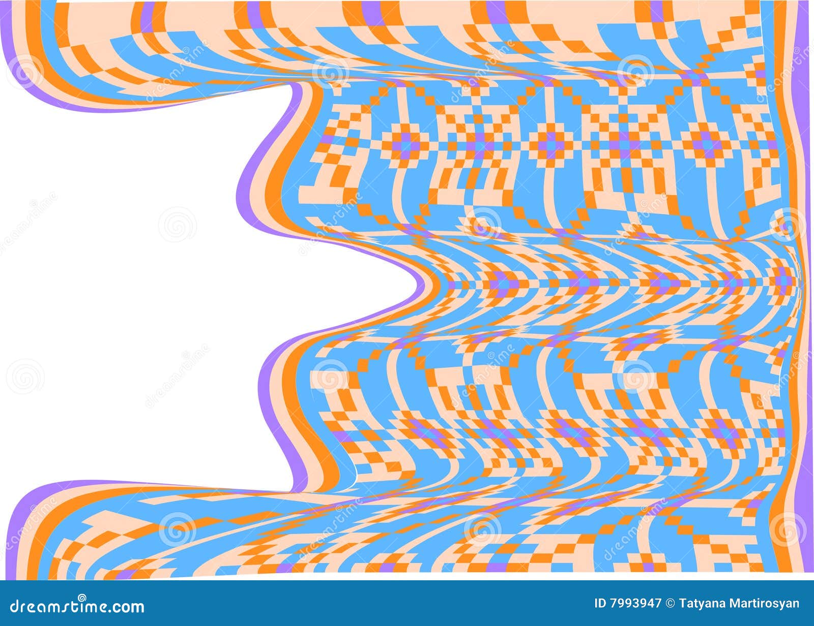 Drape. stock vector. Illustration of postcard, drape, drapery - 7993947