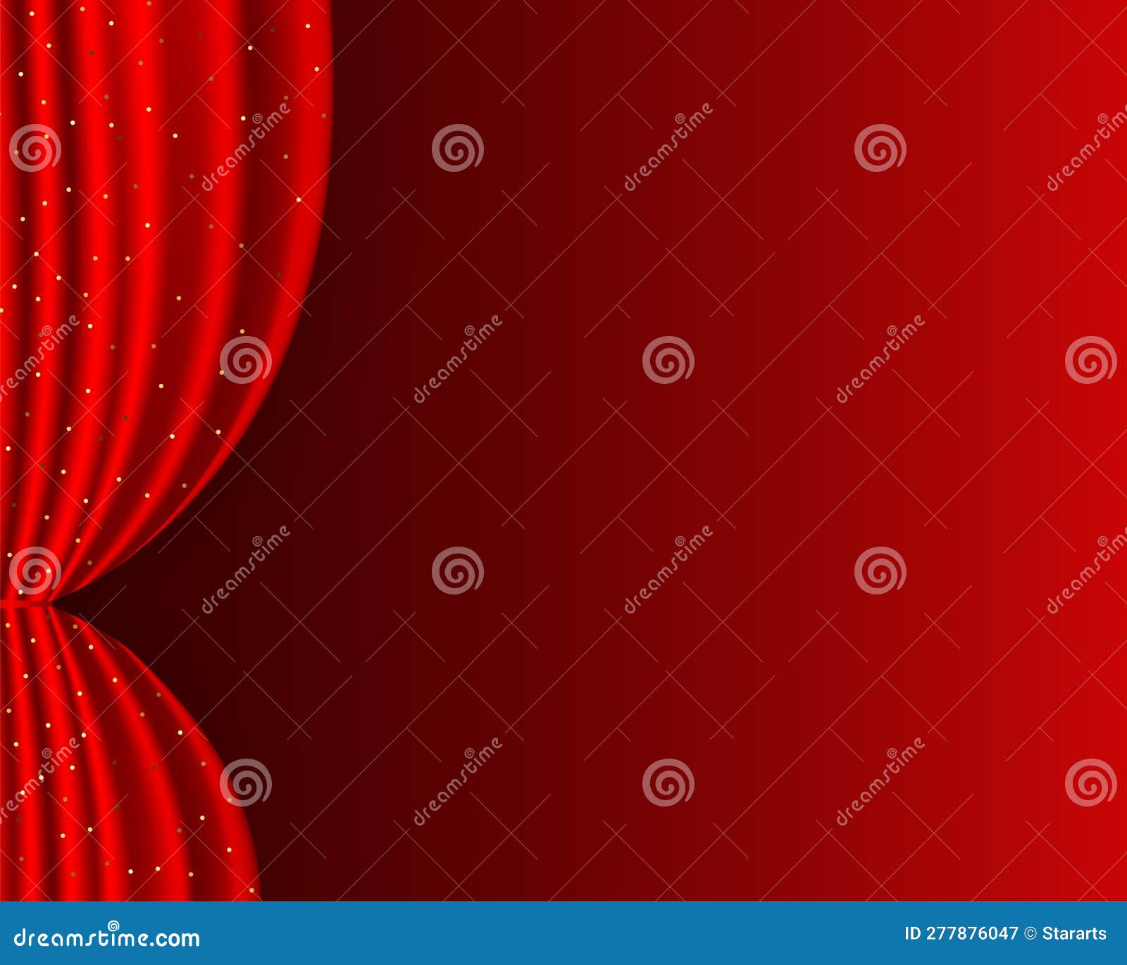 Drape-style Curtain Backdrop Banner with Text Space Stock Vector ...