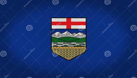 Drapeau d'Alberta illustration stock. Illustration du alberta - 92089528