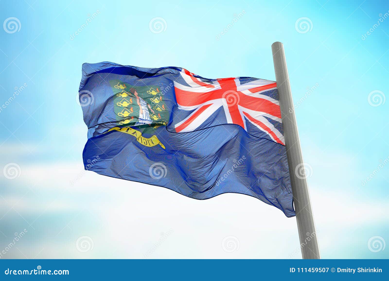 Drapeau de BVI image stock. Image du patriote, couleur - 111459507