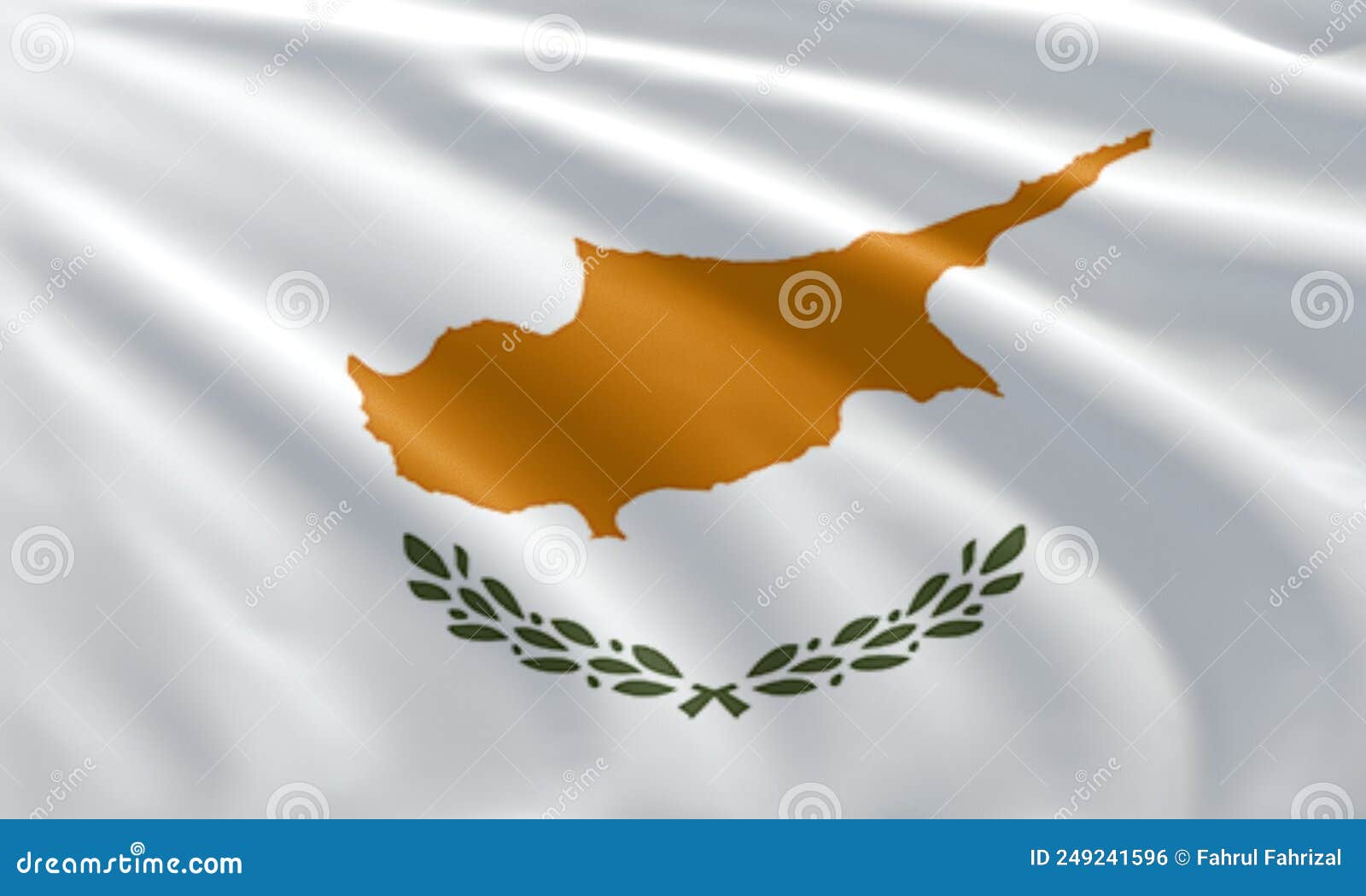 Drapeau de chypre illustration stock. Illustration du insigne - 249241596