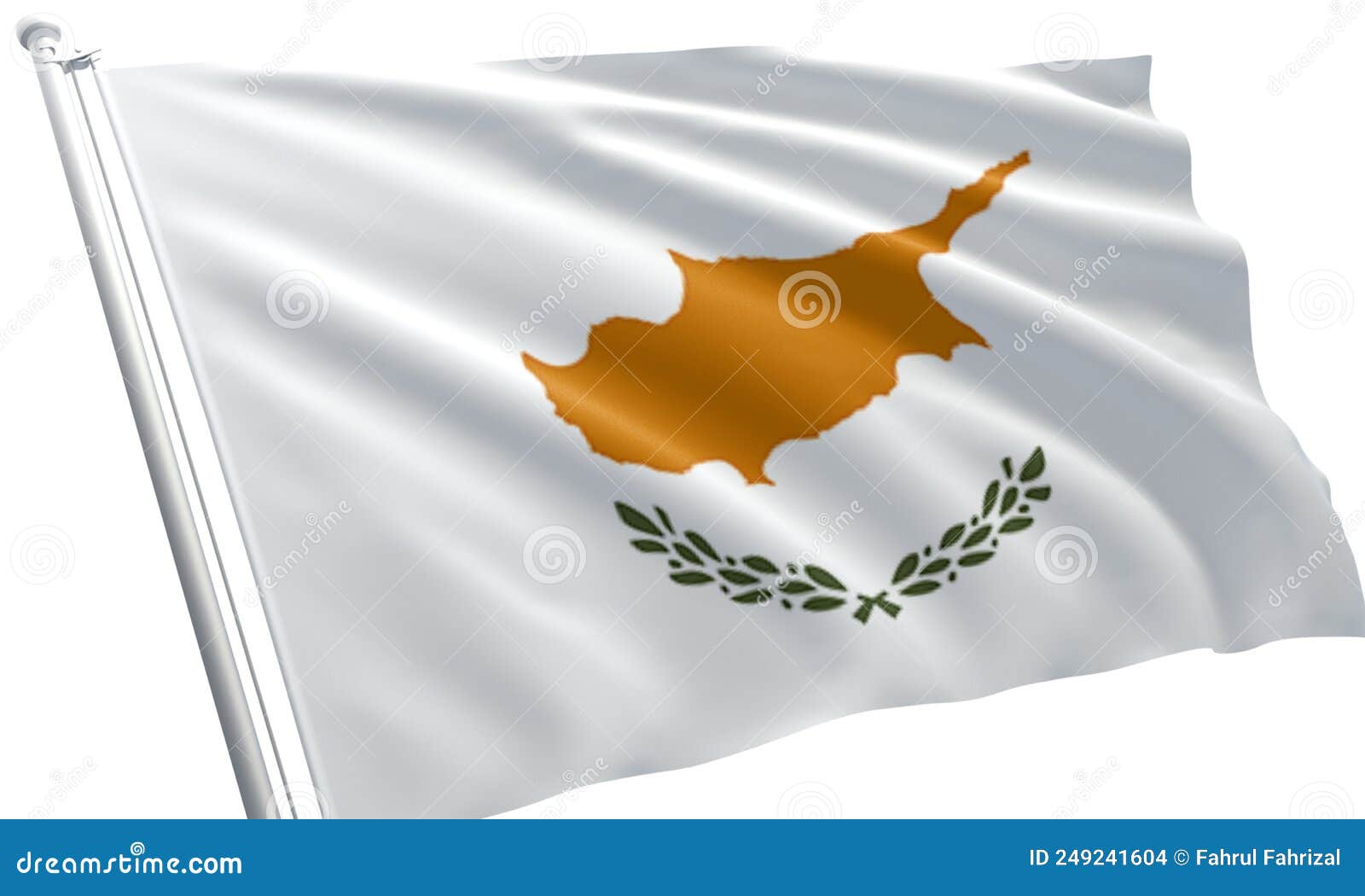 Drapeau de chypre illustration stock. Illustration du nation - 249241604