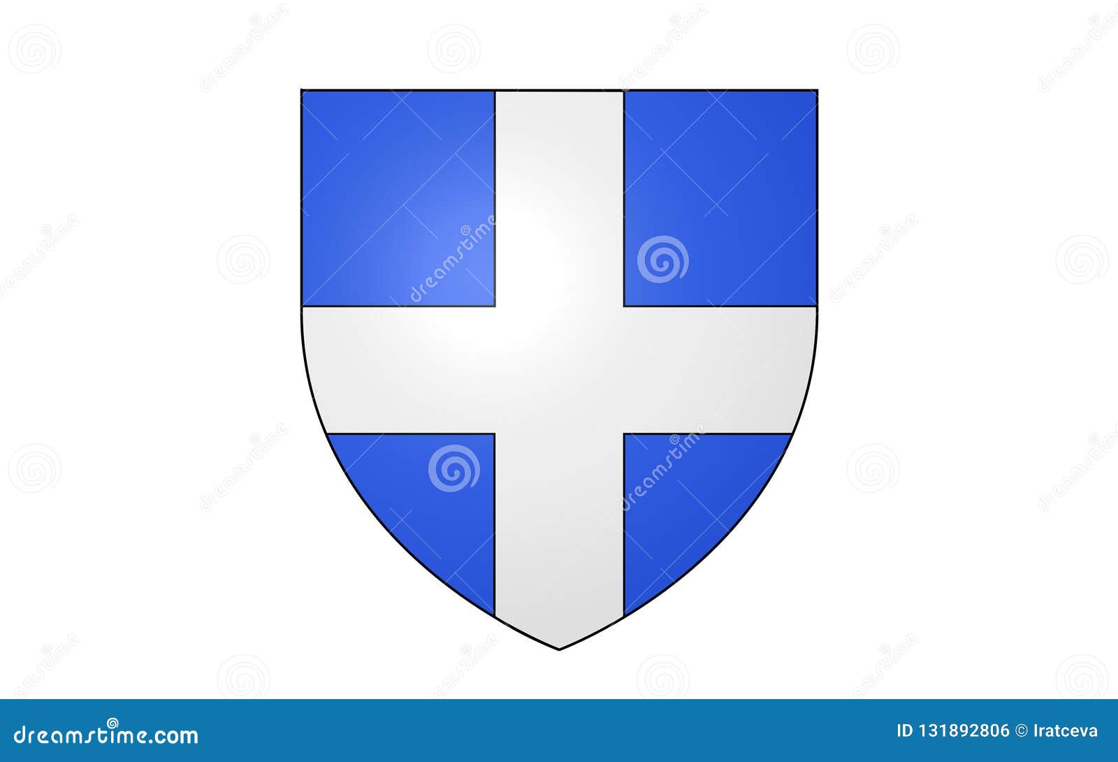 Drapeau de Figeac, France photo stock. Image du insignes - 131892806