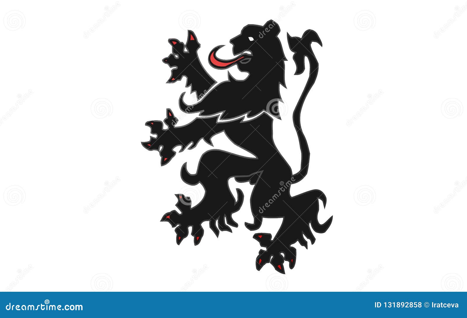 Drapeau de Forbach, France photo stock. Image du france - 131892858