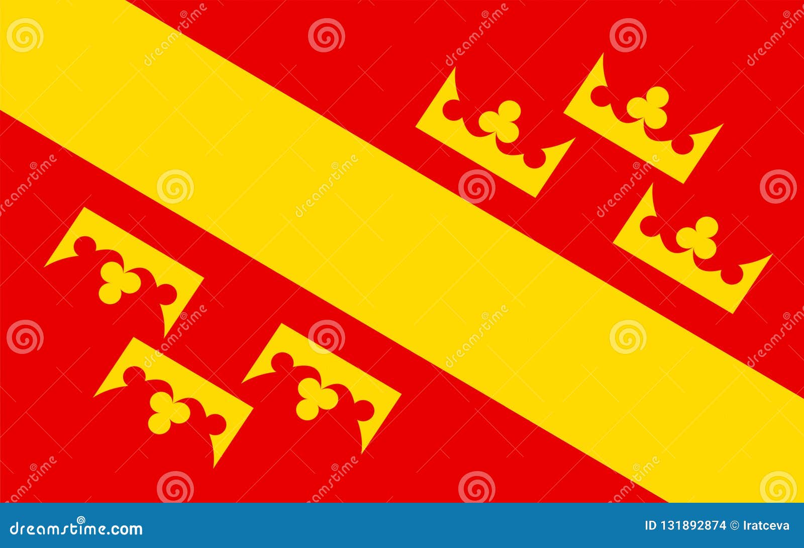 Drapeau De Haut-Rhin, France Photo stock - Image du nation, alsacien ...