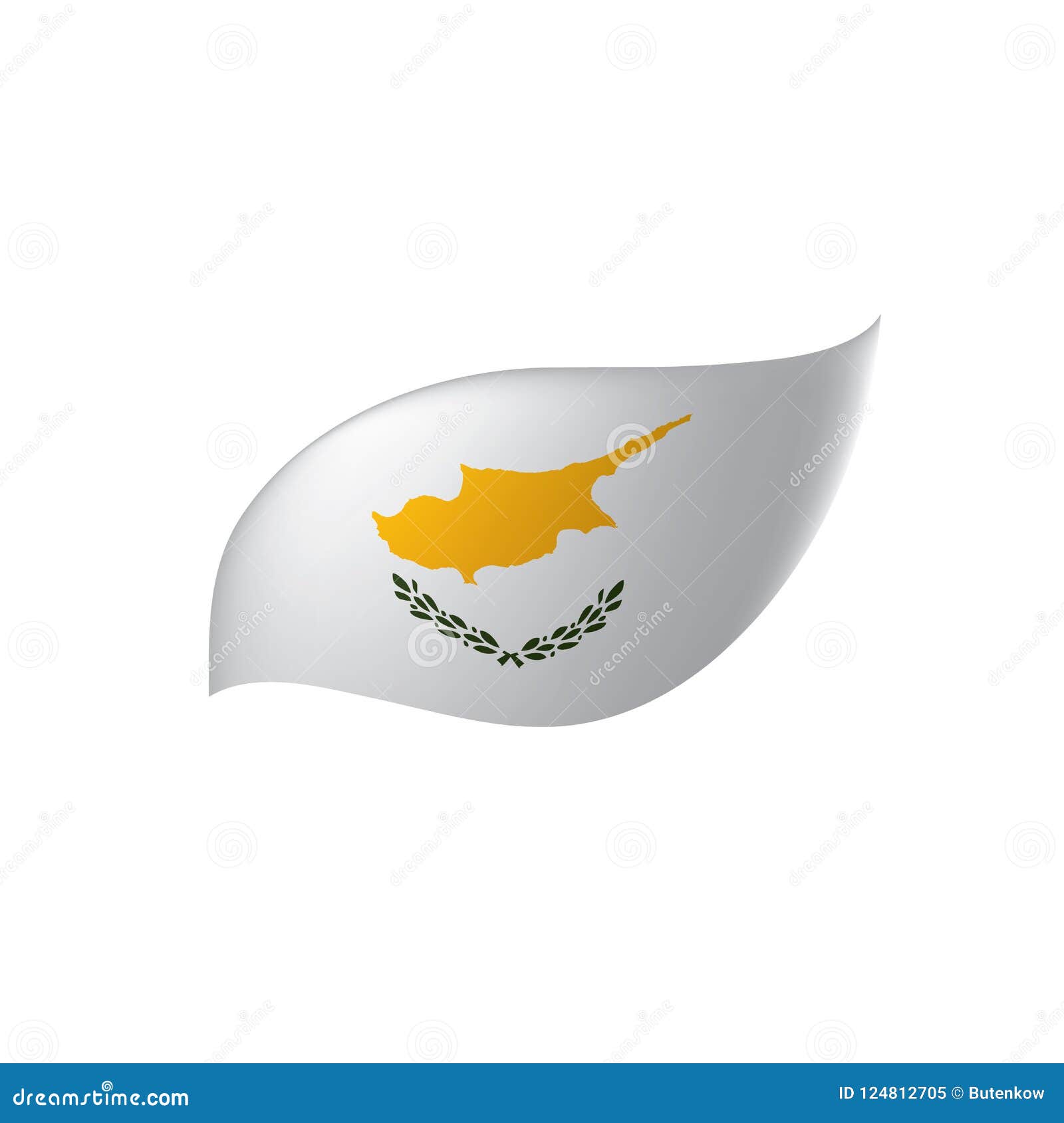 Drapeau De La Chypre, Illustration Illustration Stock - Illustration du ...