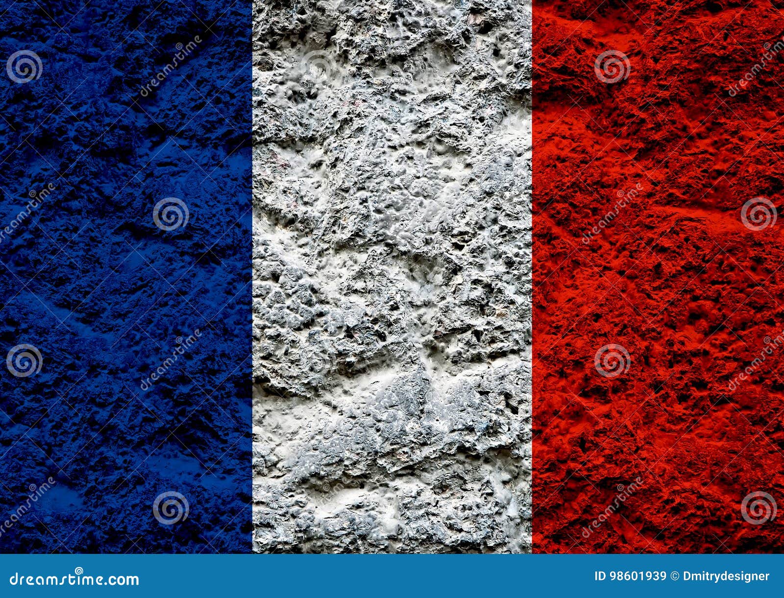 Drapeau De La Fin De Frances Illustration Stock - Illustration du rouge ...