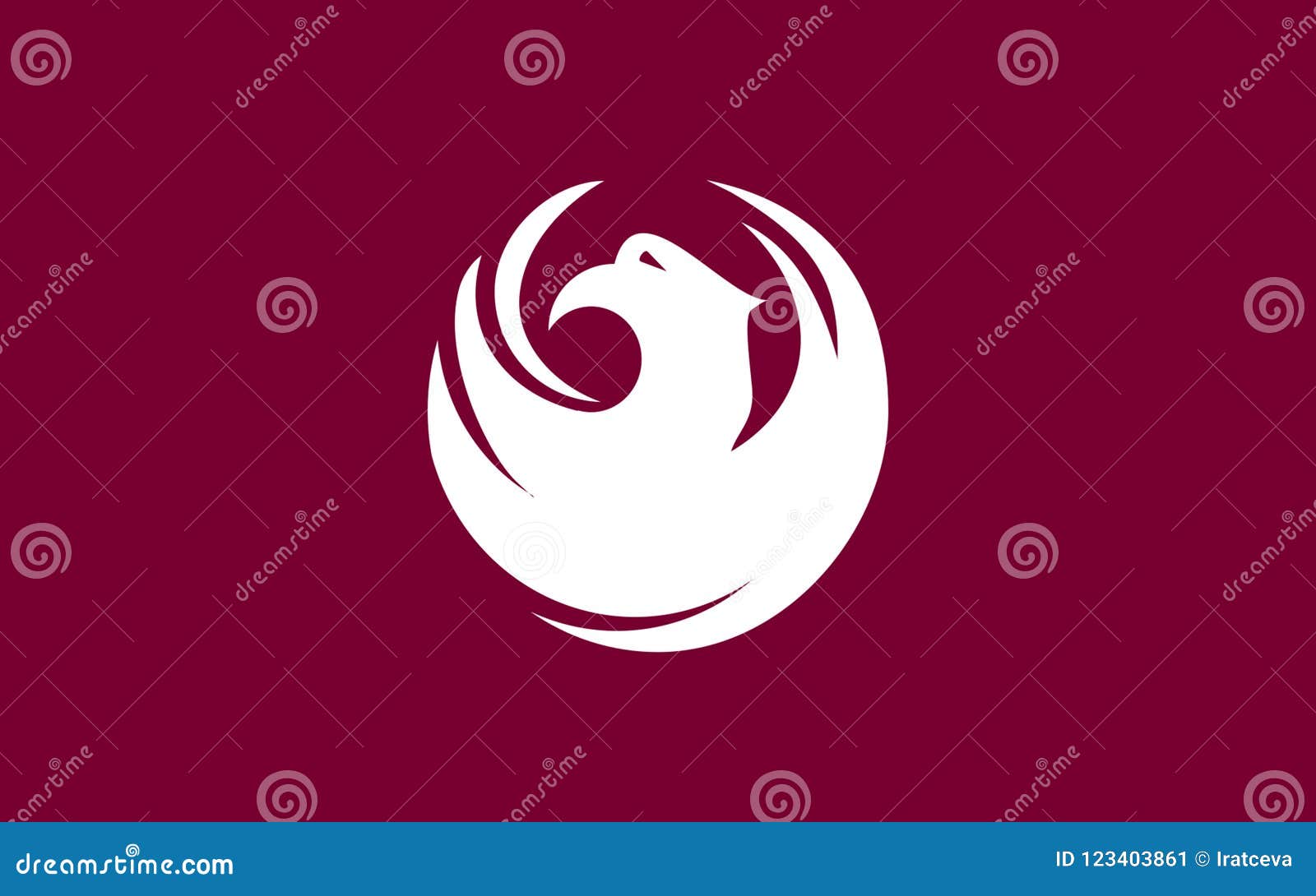 Drapeau De Phoenix - Arizona Capital, Etats-Unis Image stock - Image du ...