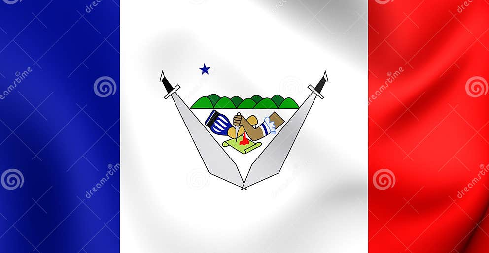Drapeau De Province De Bohol, Philippines Illustration Stock ...
