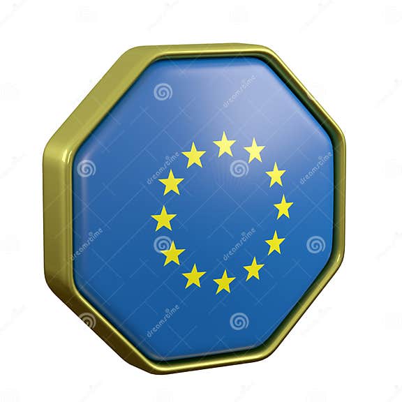 Drapeau De Symbole De La CEE Illustration Stock - Illustration du ...