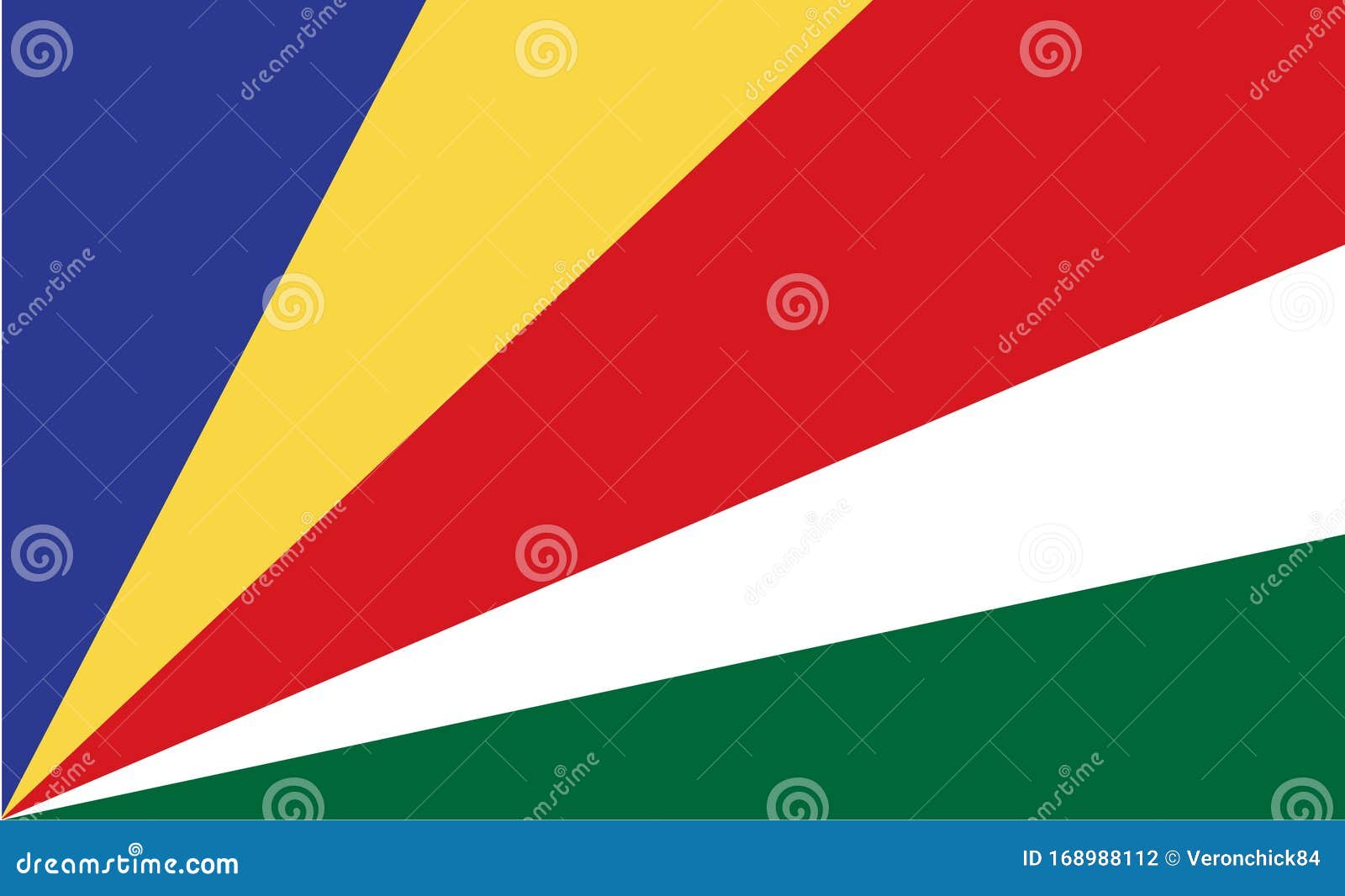Drapeau Des Seychelles Drapeau Simple Des Seychelles Vectoriel ...