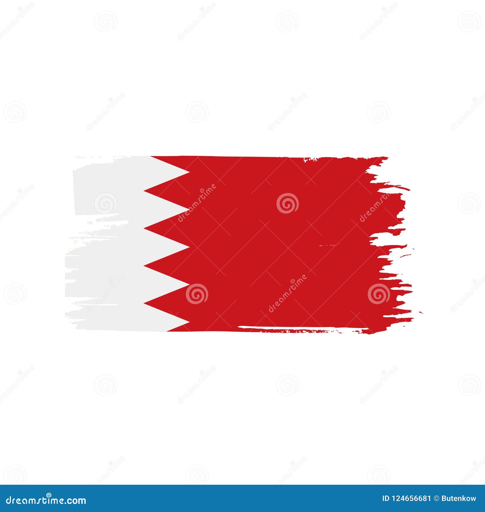 Drapeau Du Bahrain, Illustration De Vecteur Illustration de Vecteur ...