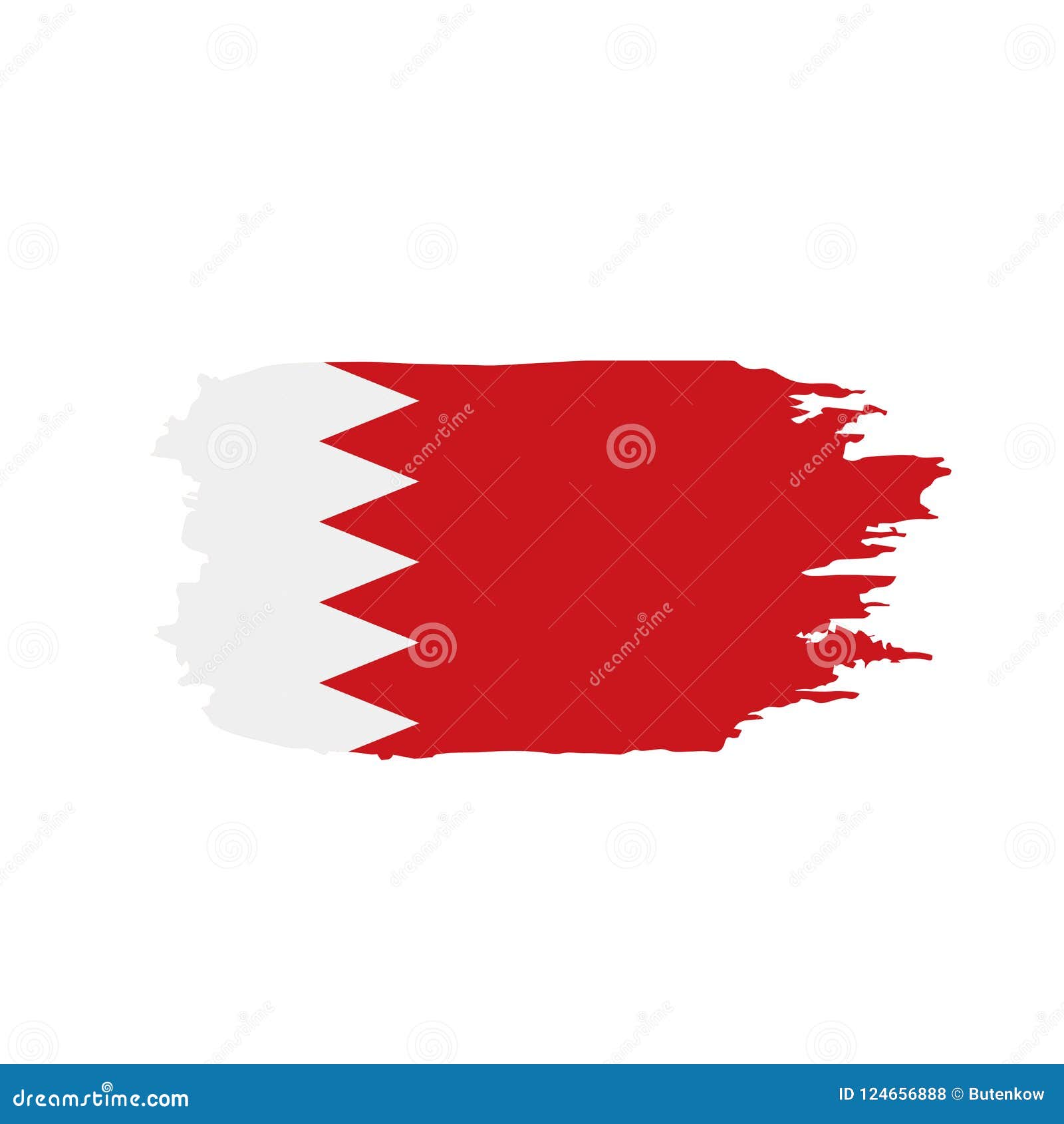 Drapeau Du Bahrain, Illustration De Vecteur Illustration de Vecteur ...