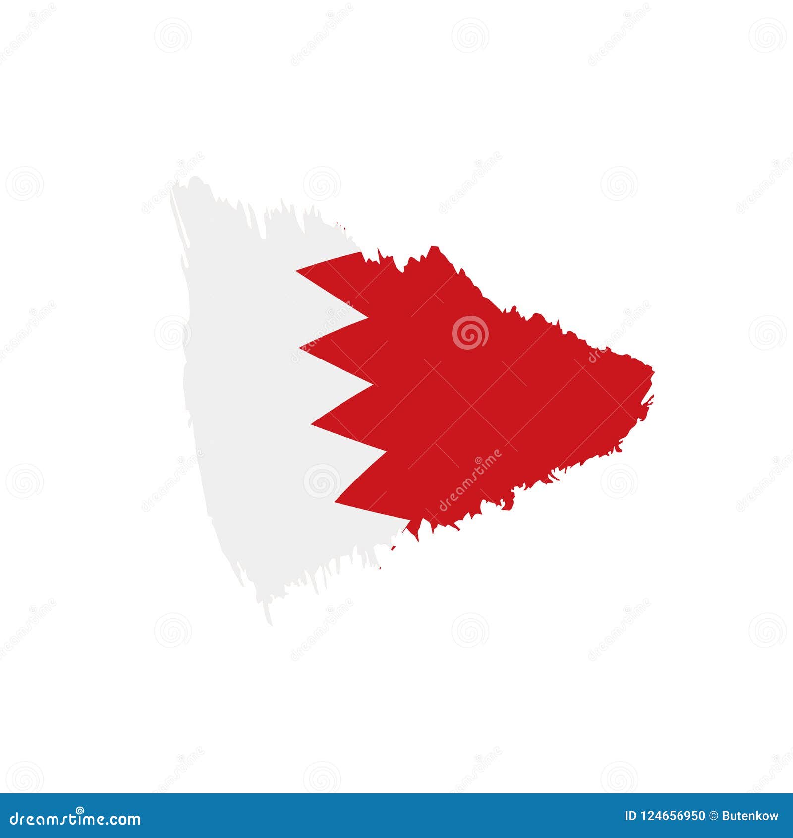 Drapeau Du Bahrain, Illustration De Vecteur Illustration de Vecteur ...