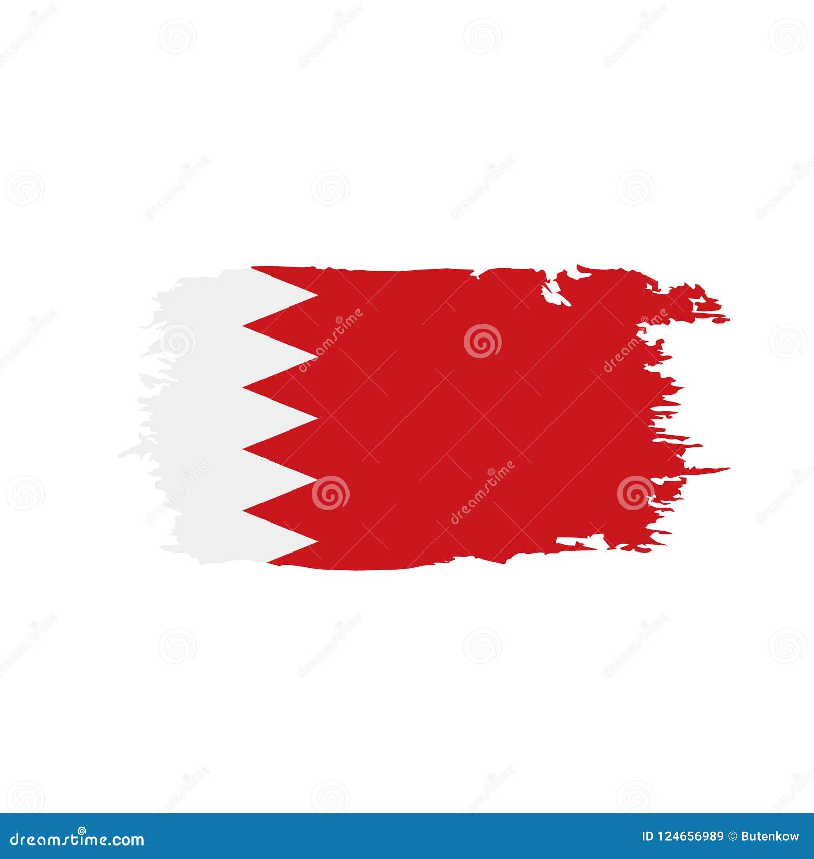 Drapeau Du Bahrain, Illustration De Vecteur Illustration de Vecteur ...