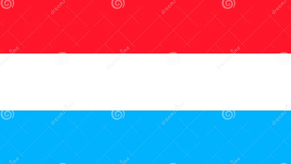 Drapeau du luxembourg illustration stock. Illustration du forme - 271168716