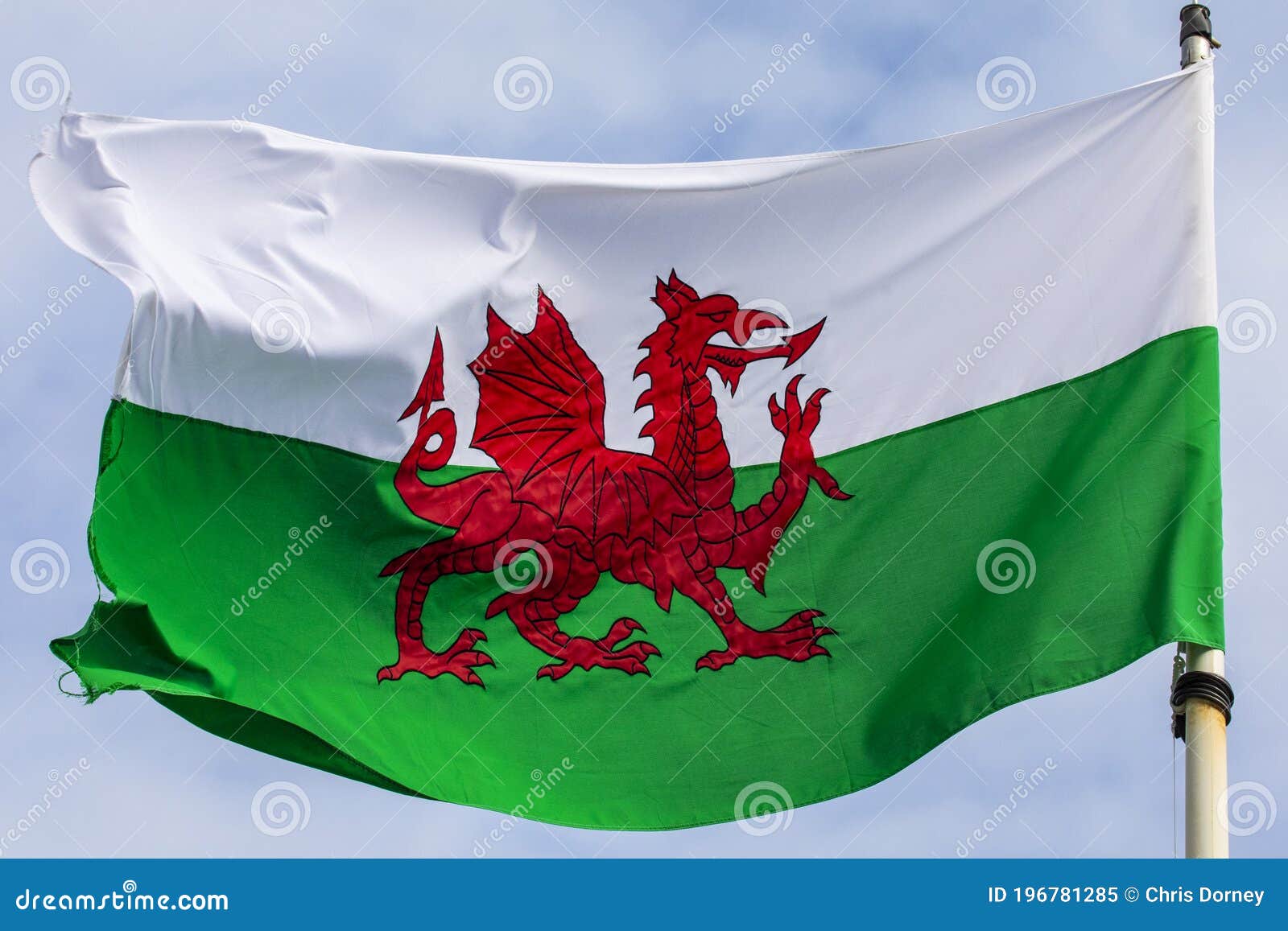 Drapeau du Pays de Galles image stock. Image du emplacement - 196781285