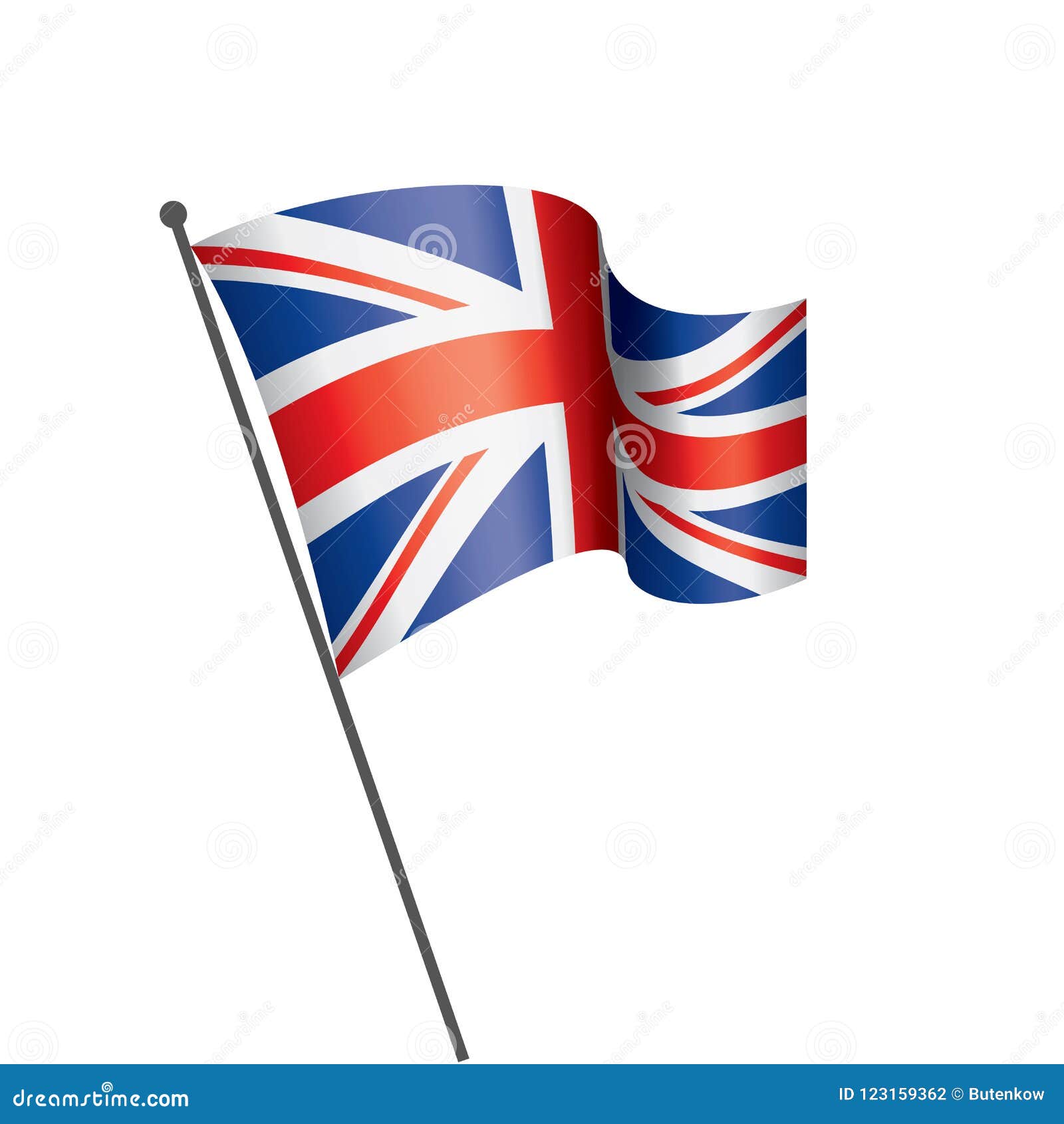 Drapeau Du Royaume-Uni, Vecteur Illustration de Vecteur - Illustration ...