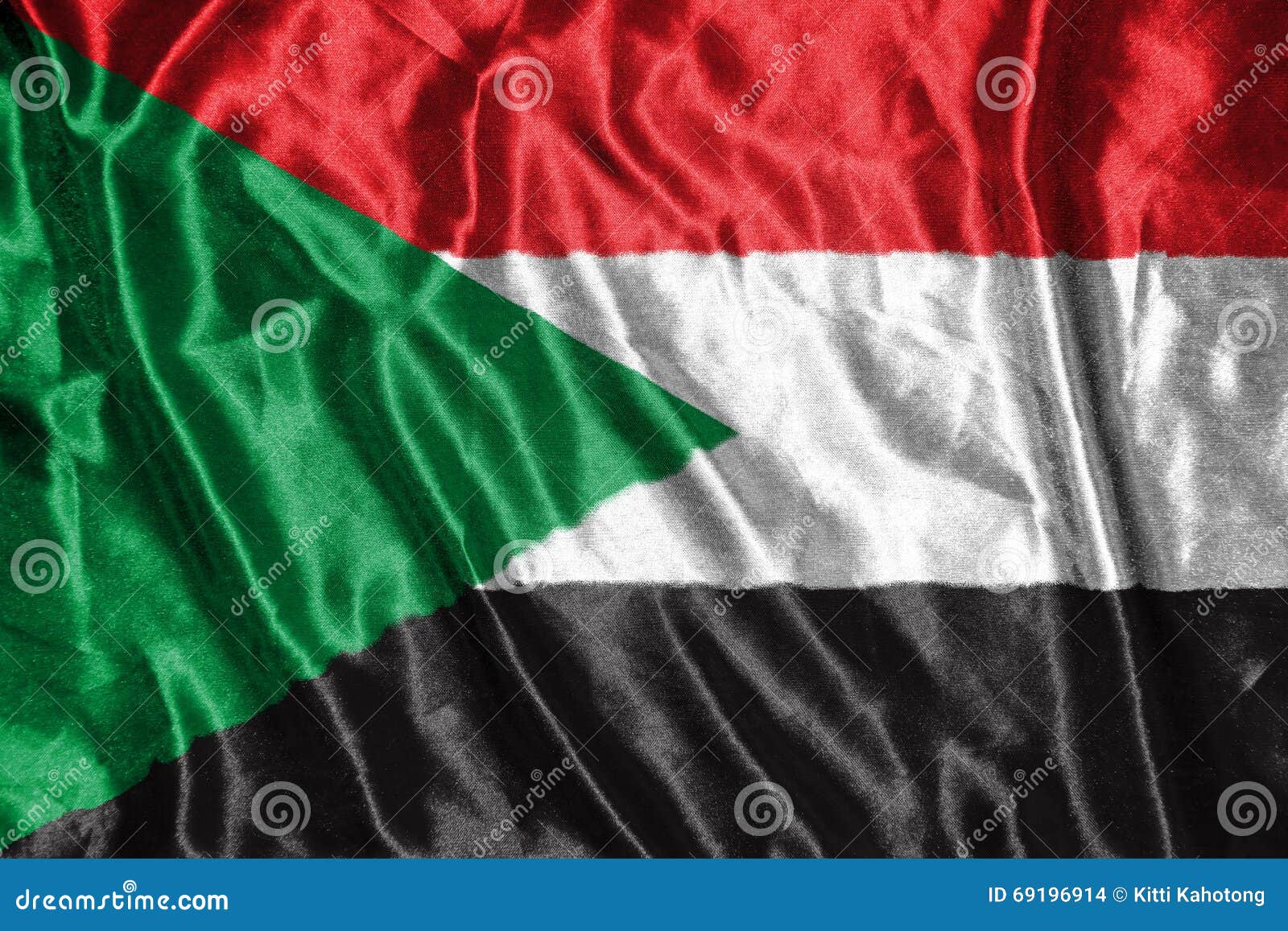 Drapeau Du Soudan Drapeau Sur Le Fond Photo stock - Image du ...
