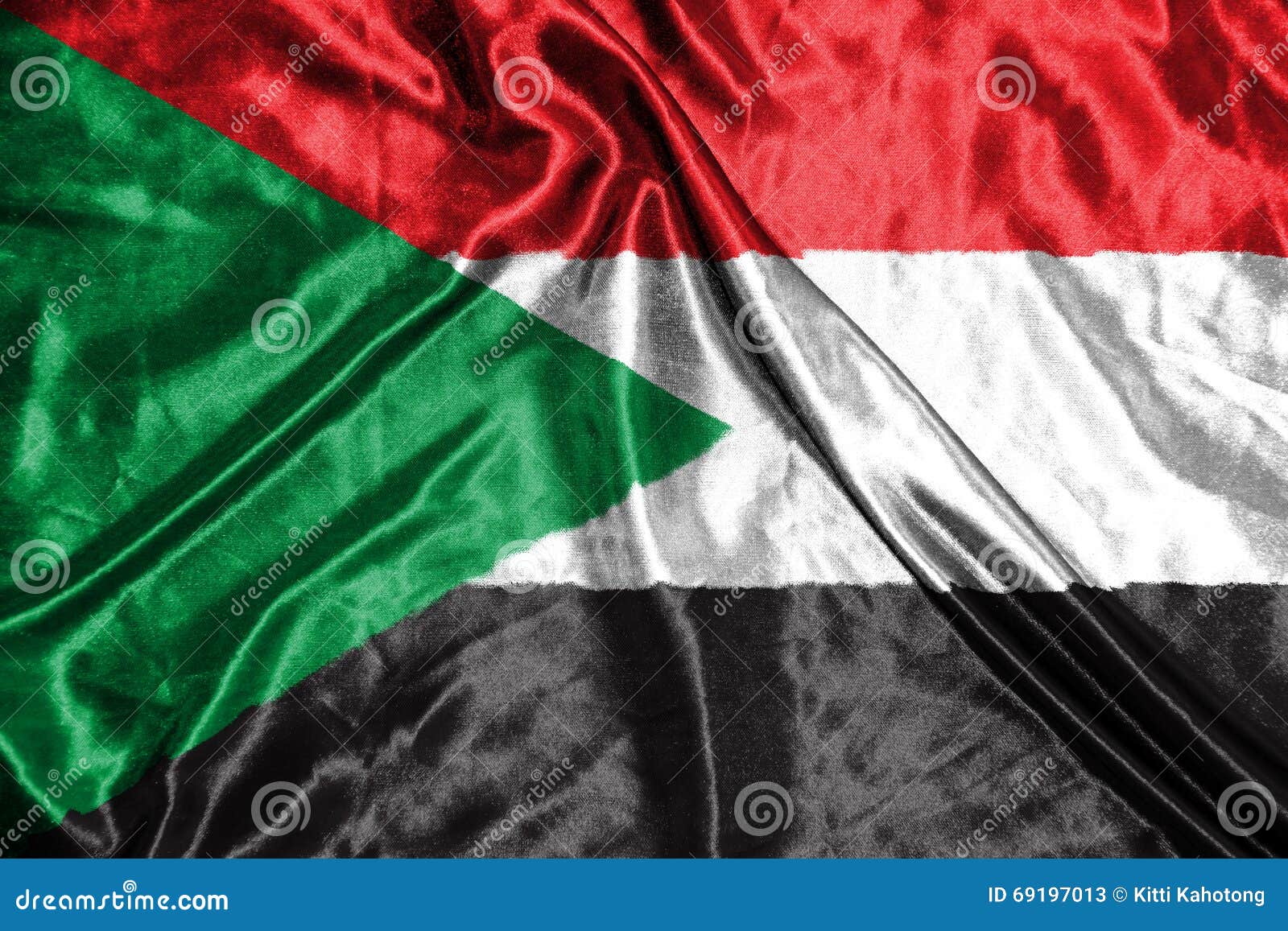 Drapeau Du Soudan Drapeau Sur Le Fond Image stock - Image du nationale ...