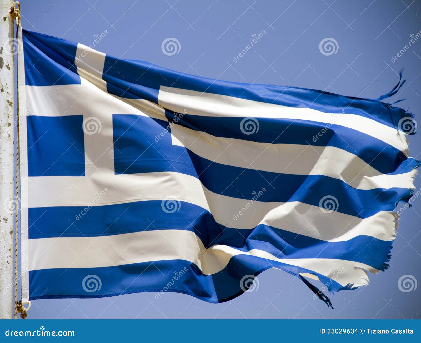 Drapeau grec photo stock. Image du grec, ondulation, nationalisme ...