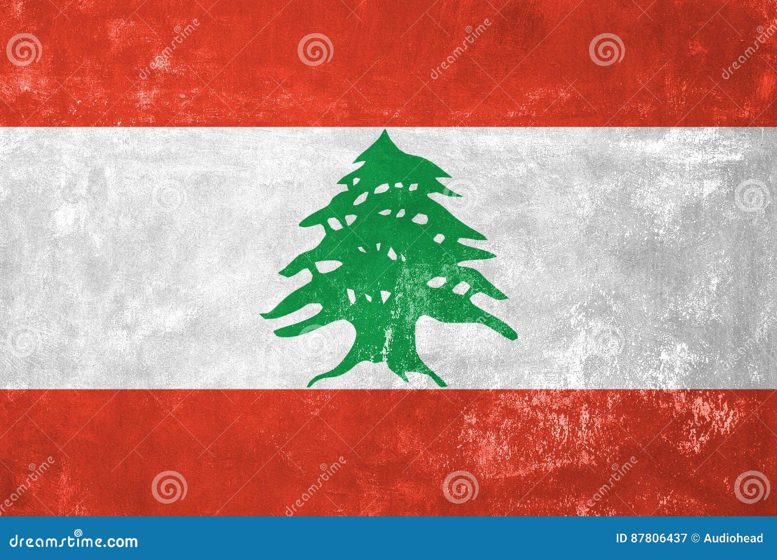 Drapeau libanais image stock. Image du conception, weathered - 87806437