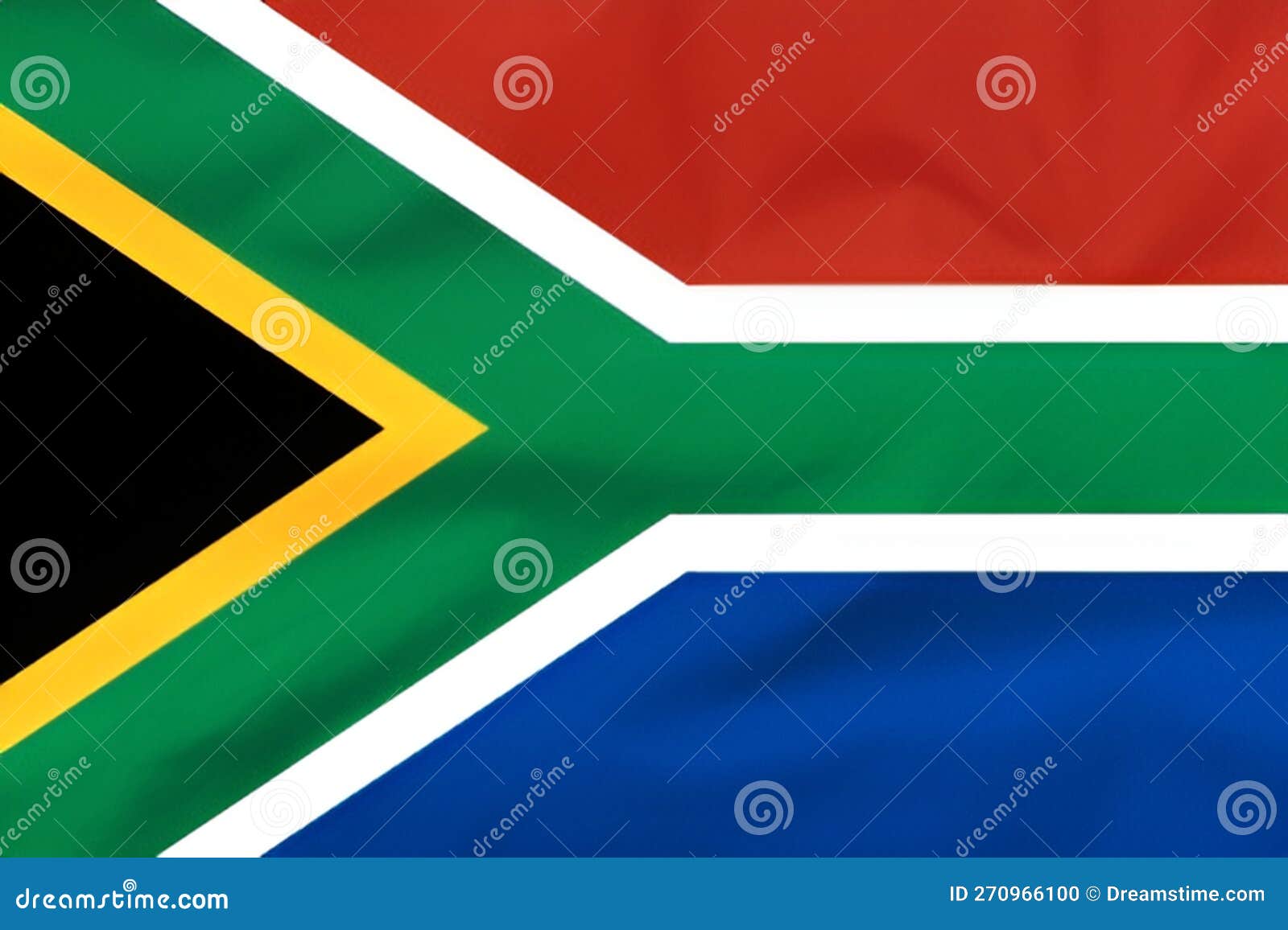 Drapeau National De L'afrique Du Sud Illustration Stock - Illustration ...